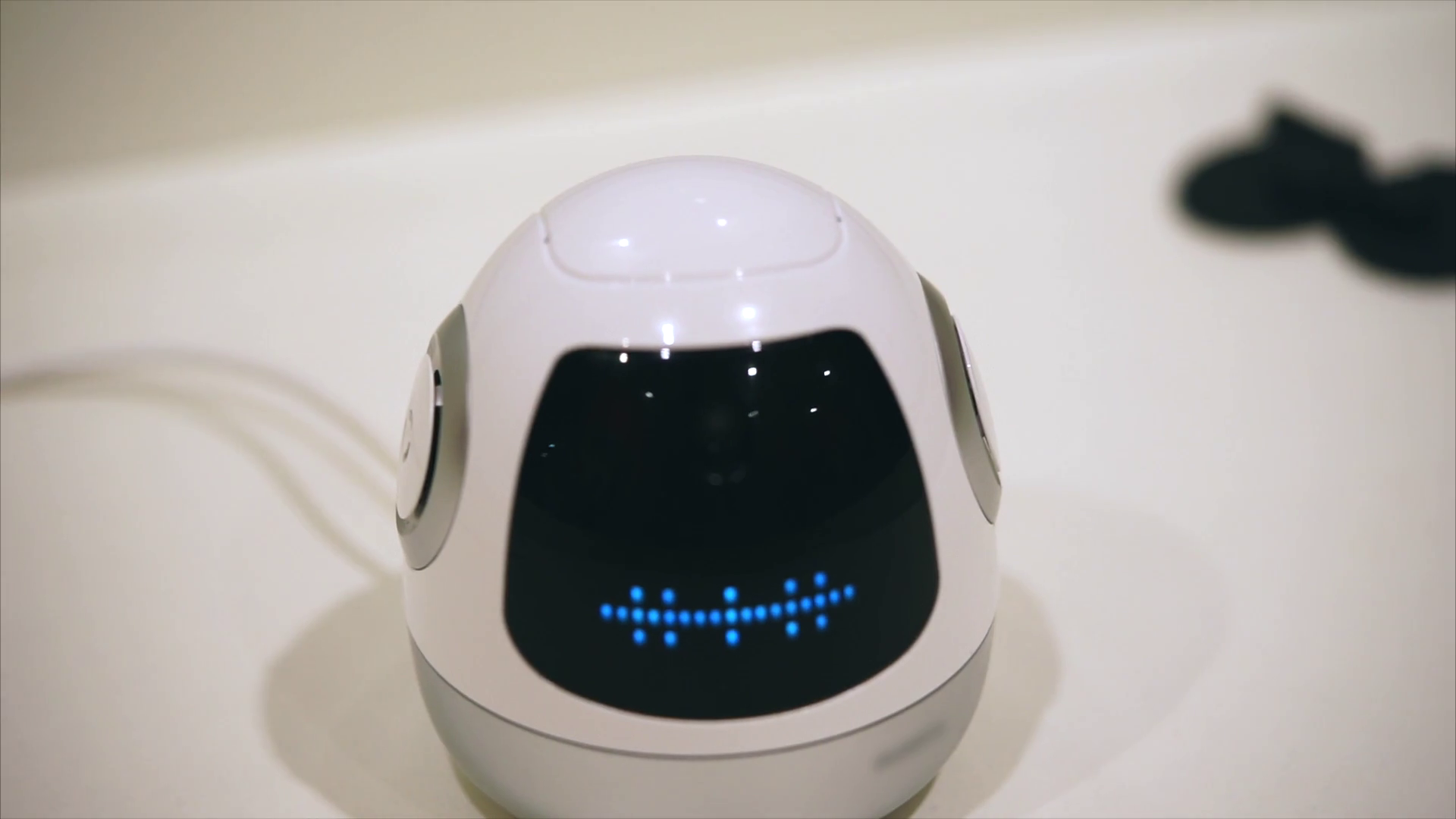 Nanny Robot In Shape Of Egg With Screen On Stock Footage SBV-316694785 ...