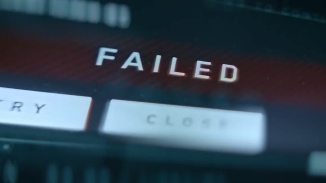 Failure Account Stock Footage: Royalty-Free Video Clips - Storyblocks