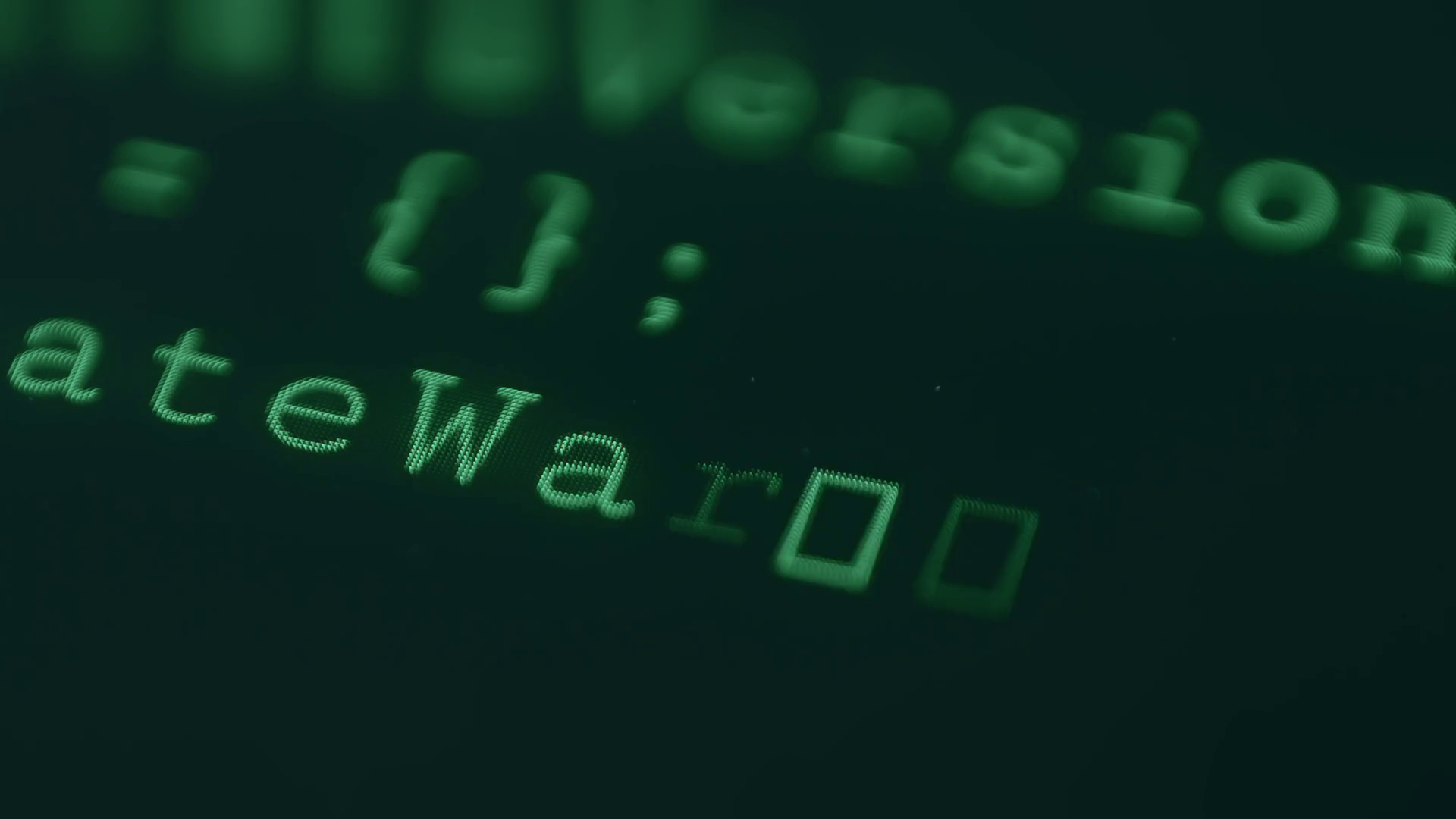Green Hacker Text Code Cyber Crime Concept Stock Footage SBV-352271826 ...