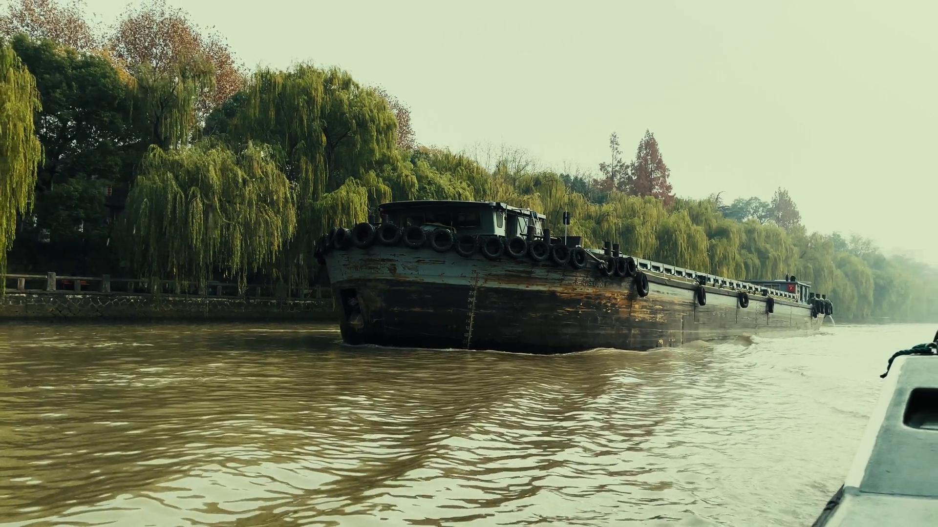 Jinghang Waterway With Urban Buildings In Stock Footage SBV-352527847 ...