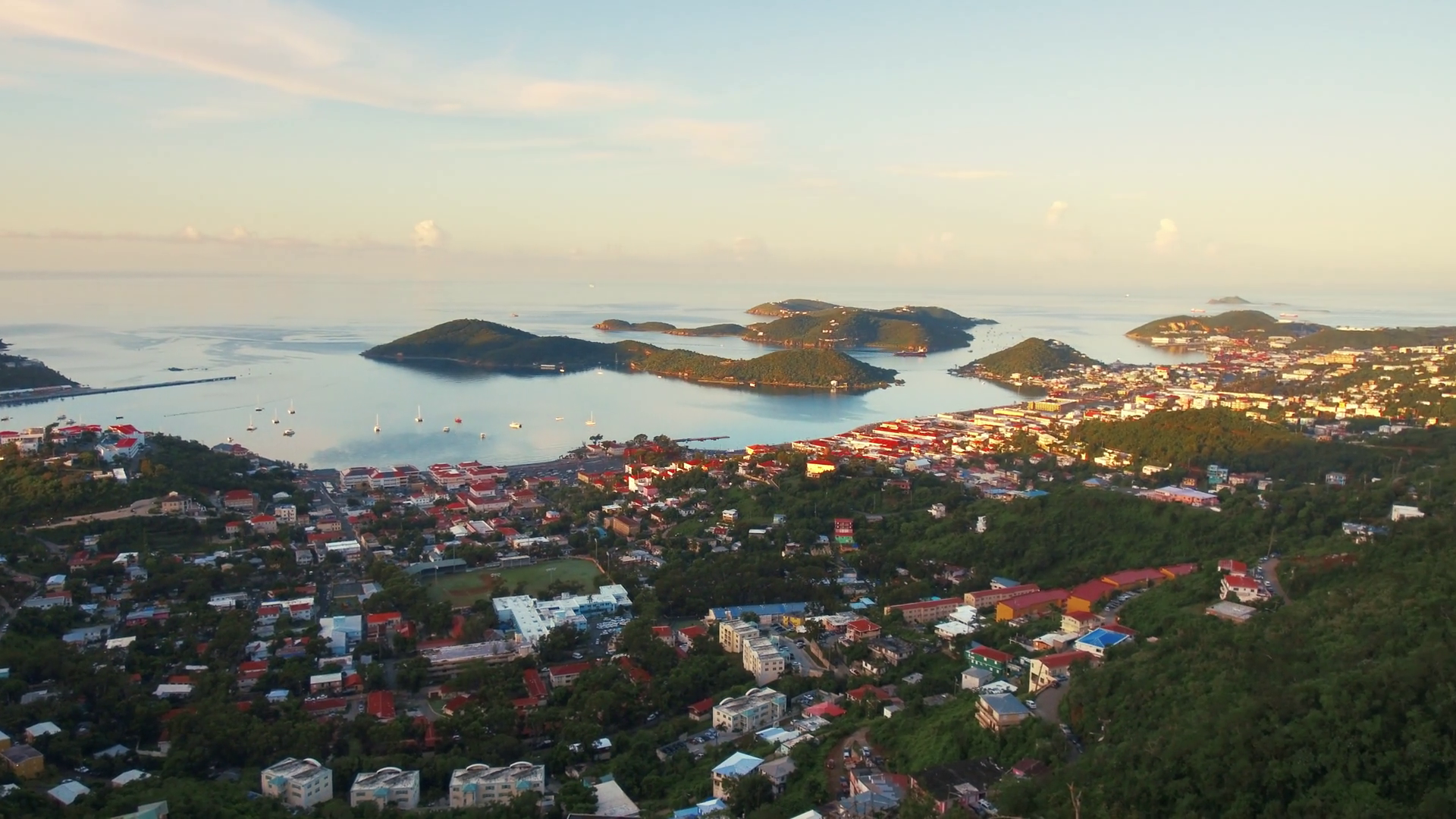 Classical View Of St Thomas Timelapse With Stock Footage SBV-352561965 ...