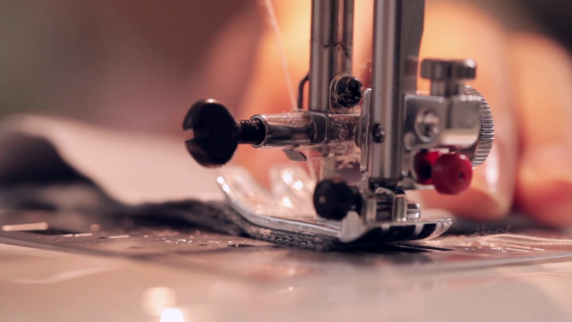 Close Up Footage Of Woman Sewing On Sewing Stock Footage SBV-309251729 ...