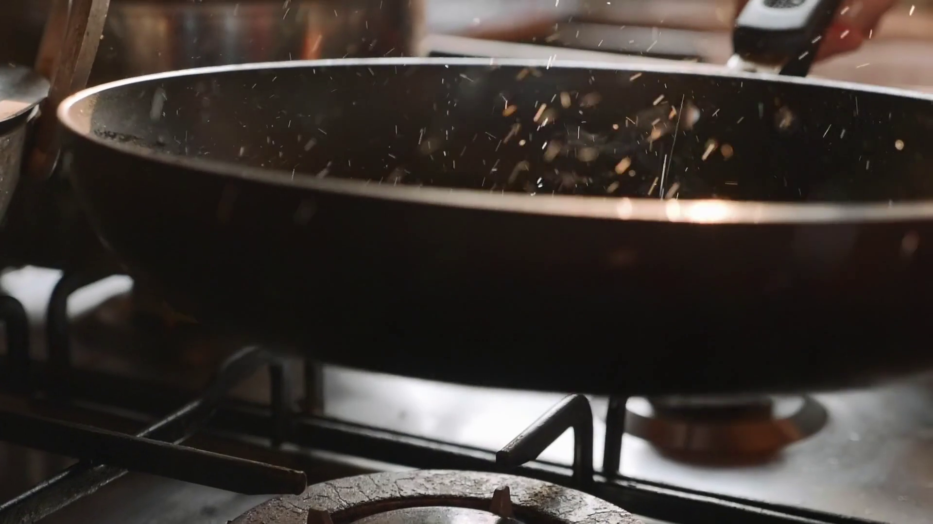 Melting Brown Sugar In Vegetable Oil In Stock Footage SBV-330494349 ...