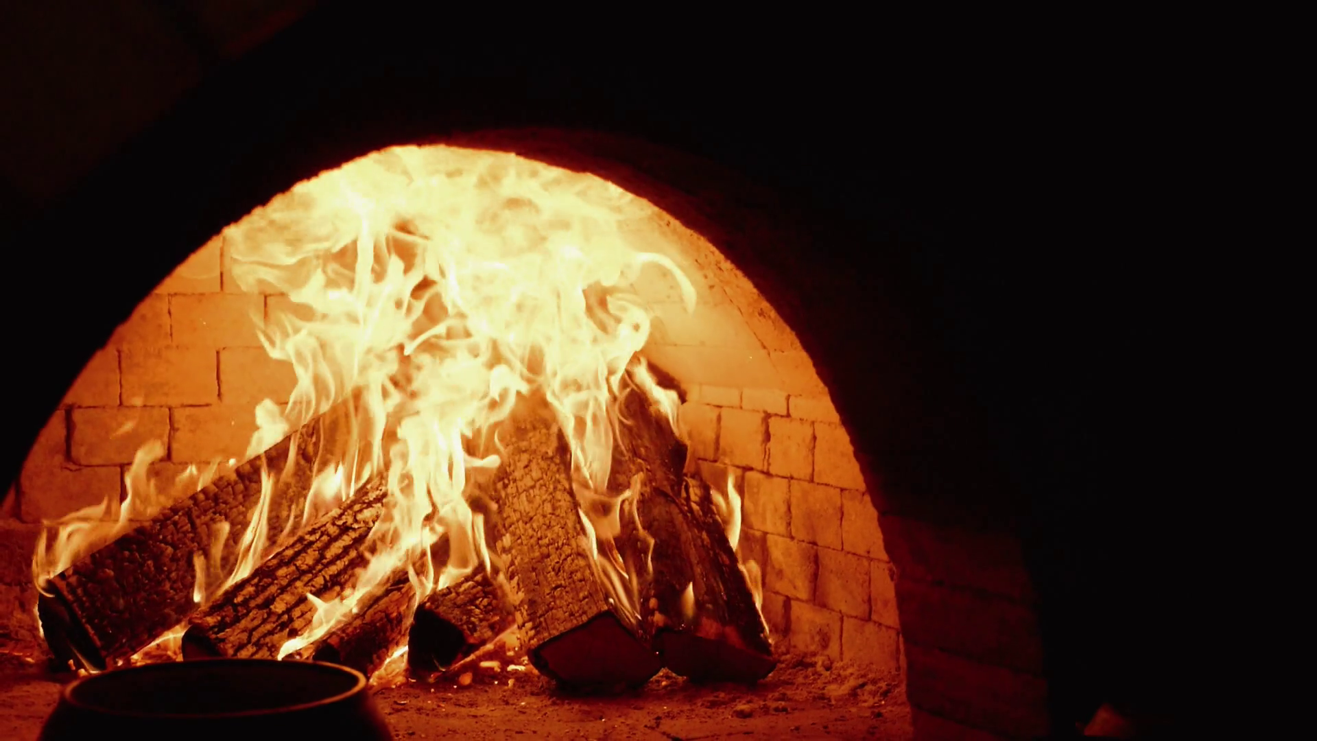 Traditional Russian Stove With Cooking Food Stock Footage SBV-326405263 ...