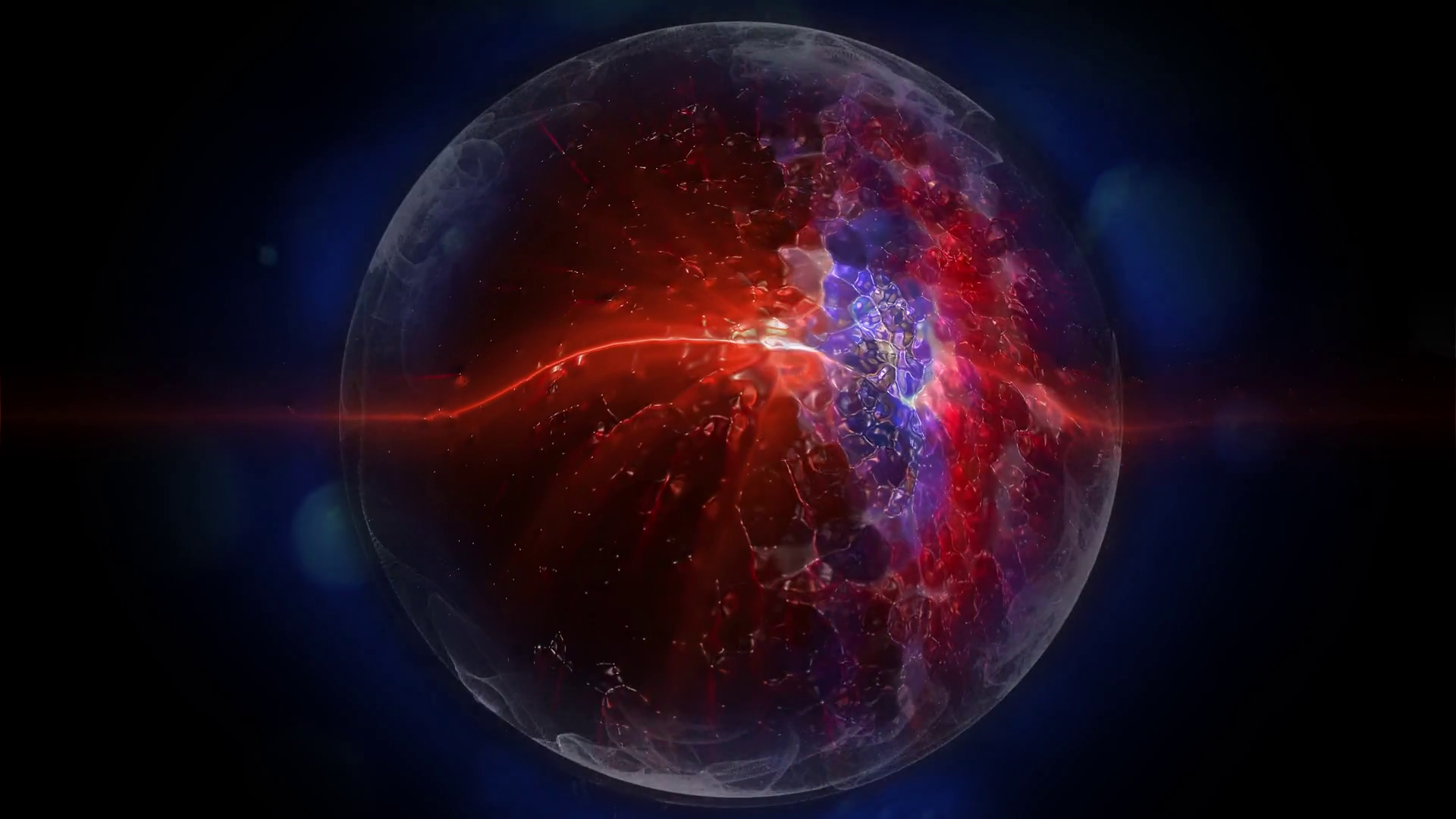 A Plasma Energy Sphere Emitting Light Energy Stock Motion Graphics SBV ...