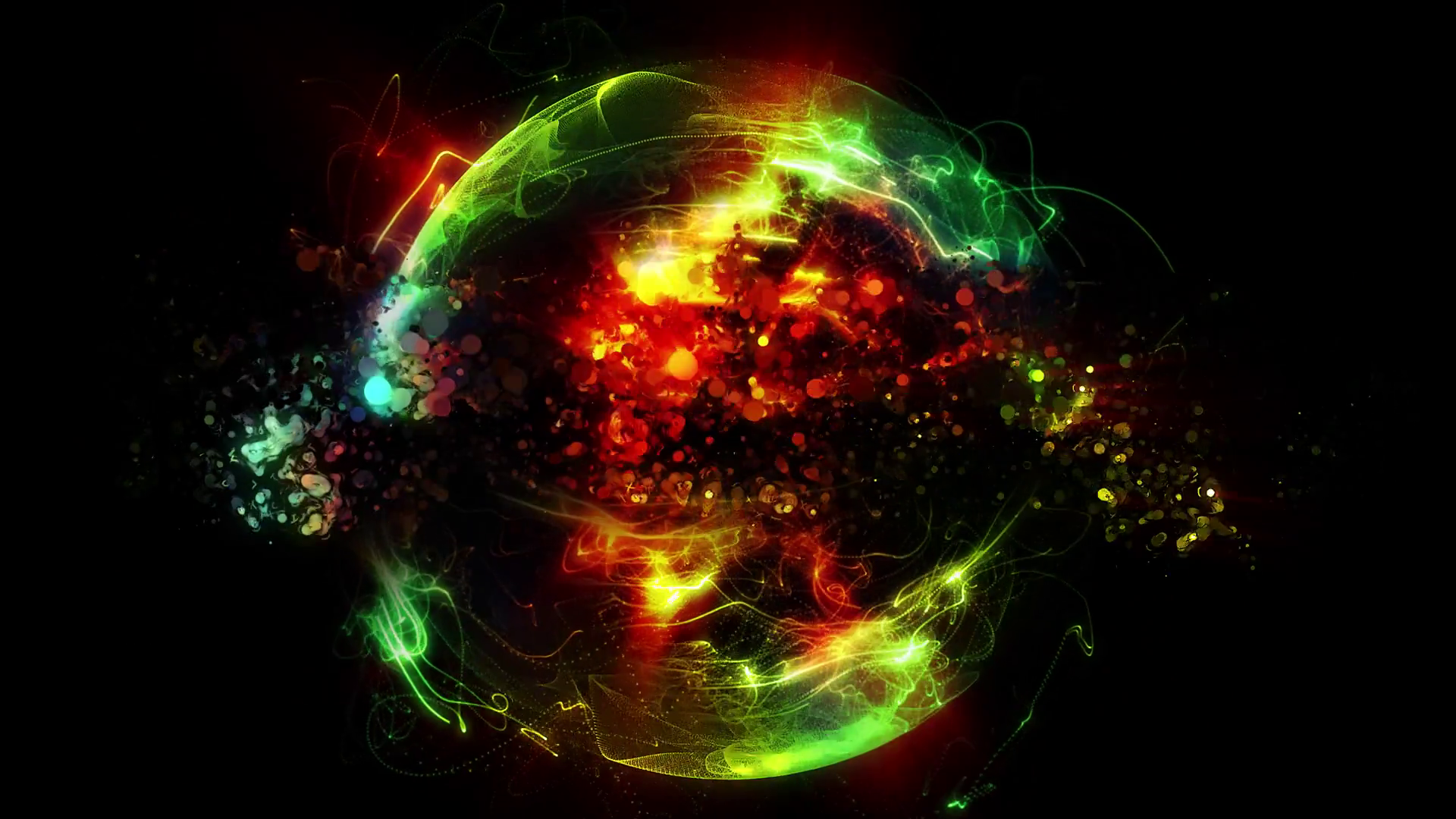 A Sphere Of Star-shaped Multi-colored Stock Motion Graphics SBV ...