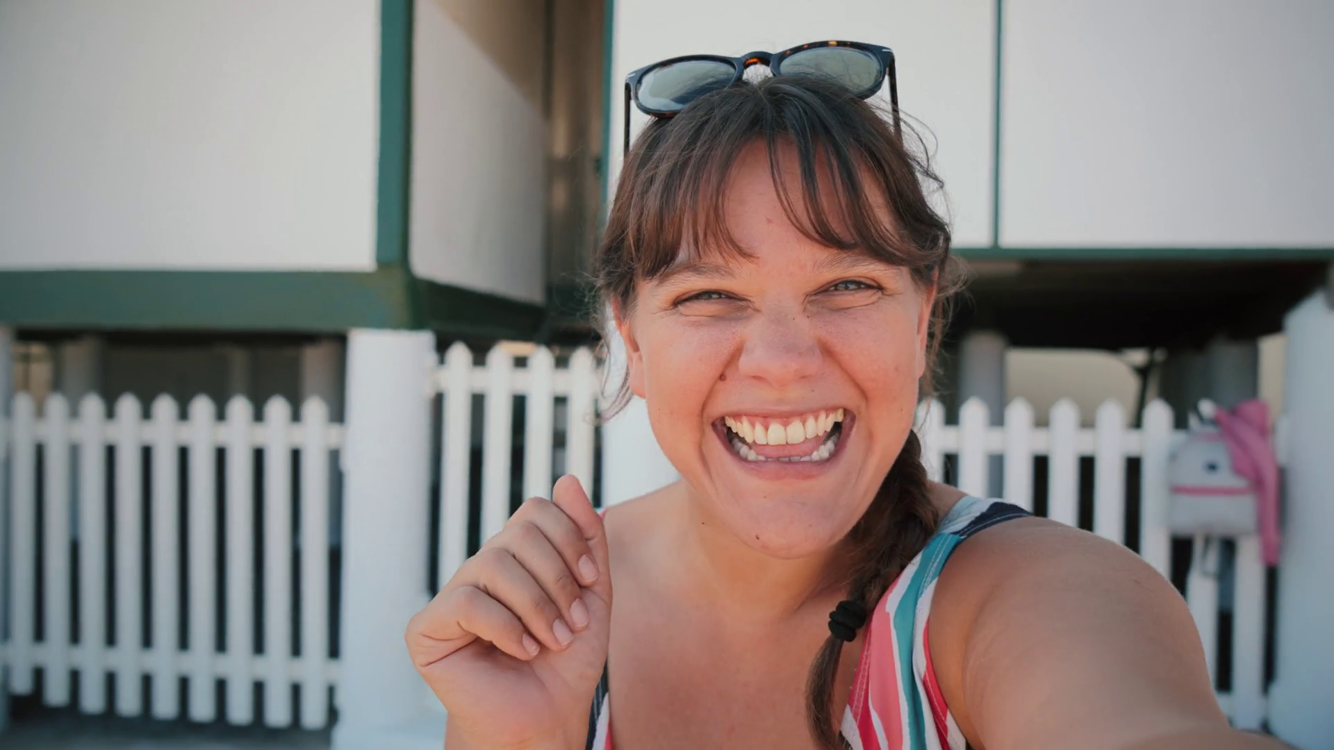 Smiling Chubby Young Woman Laughing Talking Stock Footage SBV-351818893 ...
