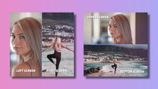 Royalty-Free Vertical Split Templates - Storyblocks