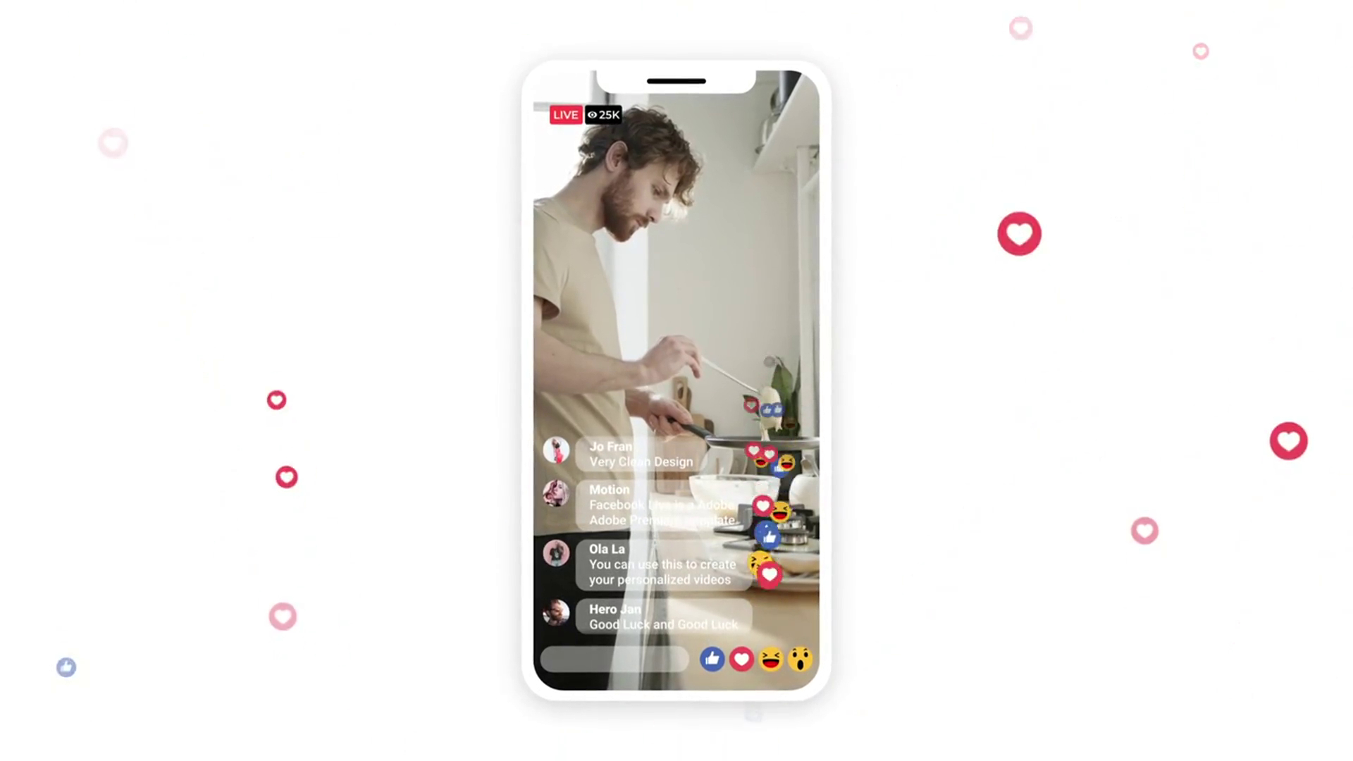 Facebook Live Stream Template SBV-339011463 - Storyblocks