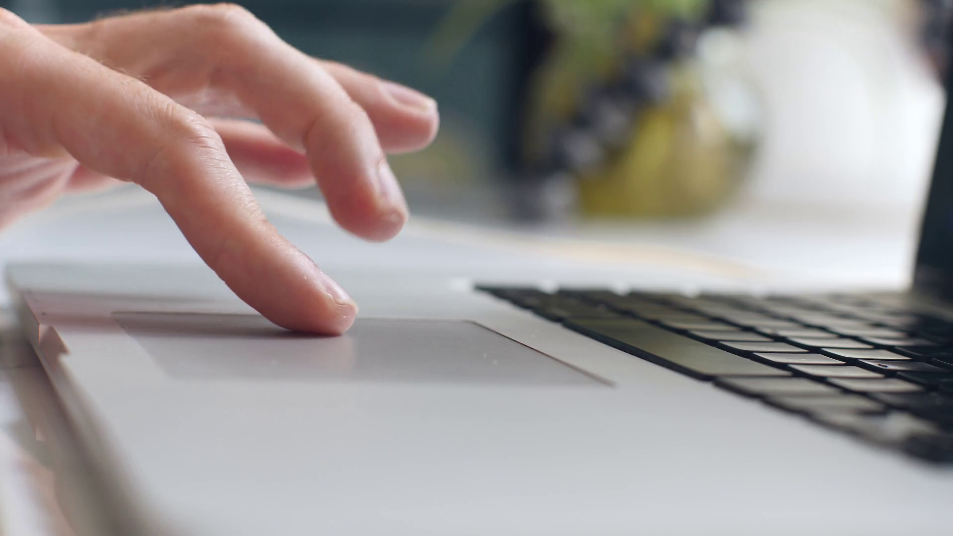 Close Up Shot Of Man's Hand Scrolling Stock Footage SBV-338781260 ...