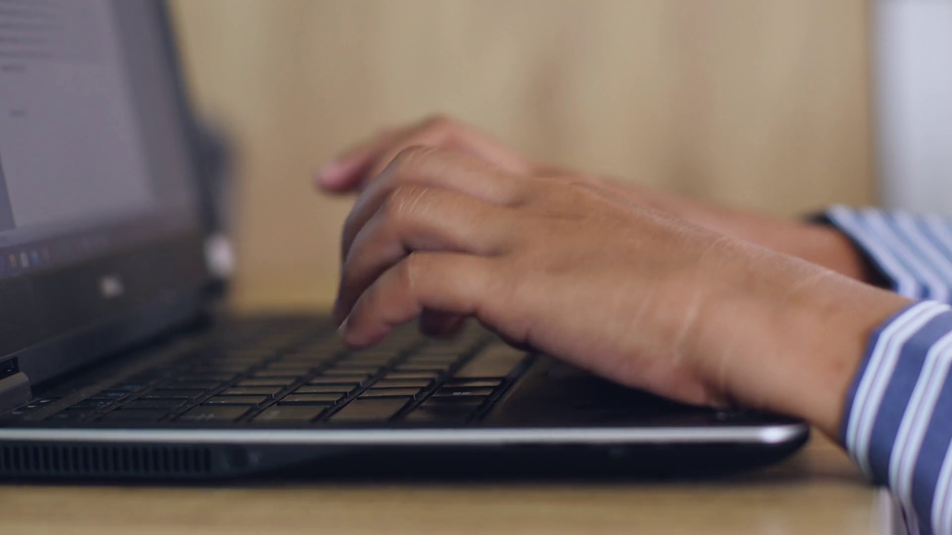 Working Woman Typing On Keyboard Writing Stock Footage SBV-338781257 ...