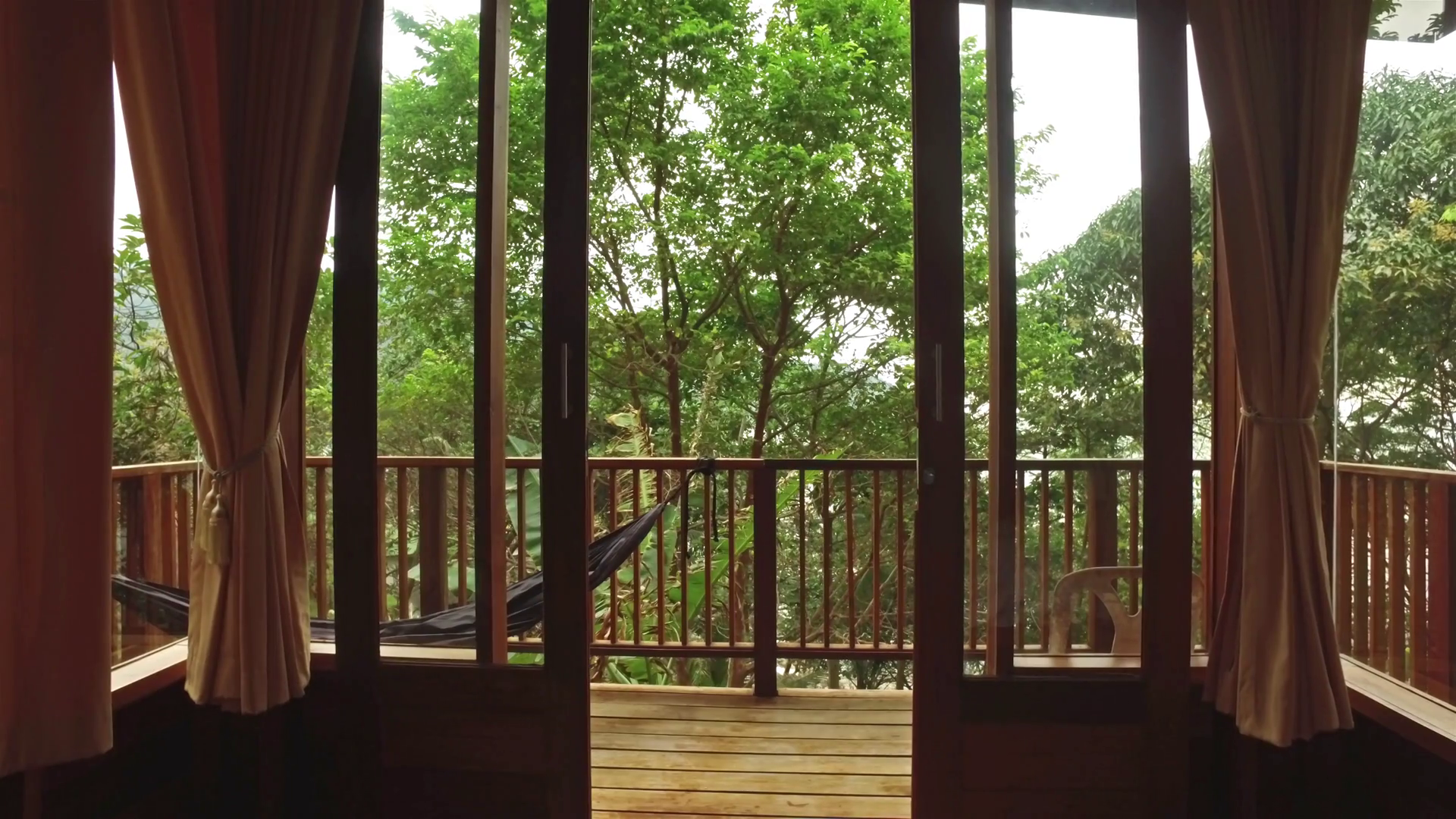 Scenic Jungle View From Cozy Villa With Stock Footage SBV-321360725 ...