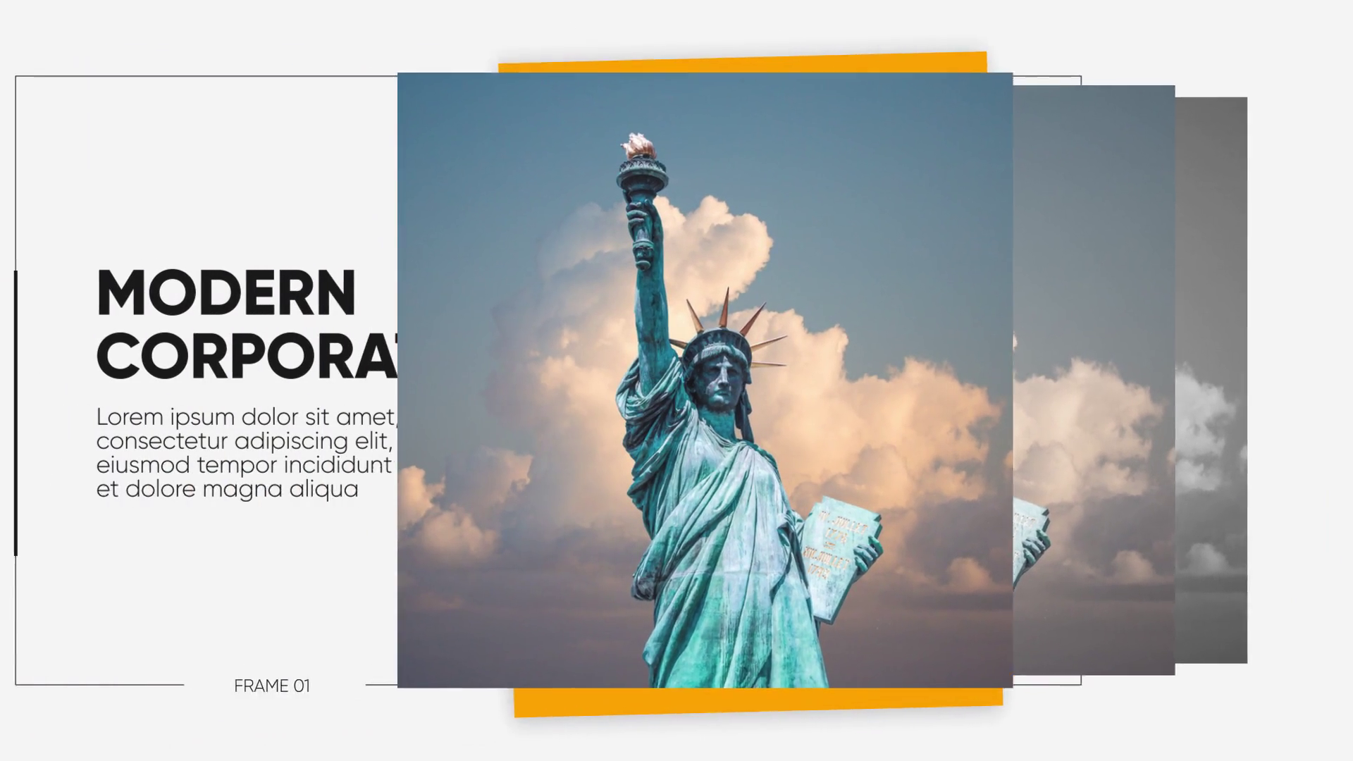 Modern Corporate - Clean Presentation Template SBV-326478187 - Storyblocks