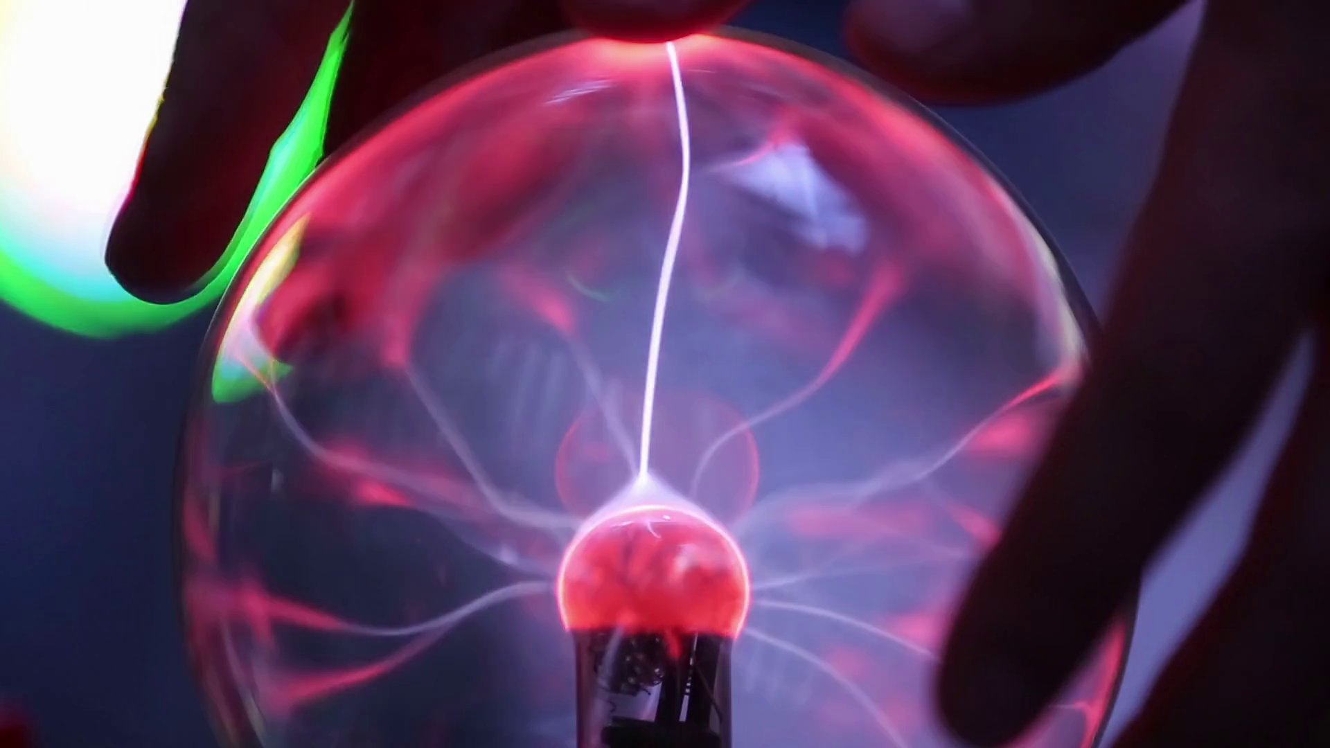 Hands Touch Plasma Ball Tesla Coil Stock Footage SBV-309923164 ...