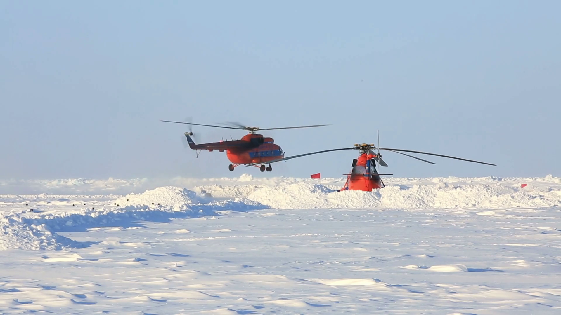 Ice Camp "barneo" North Pole Arctic - April Stock Footage SBV-310047224 ...