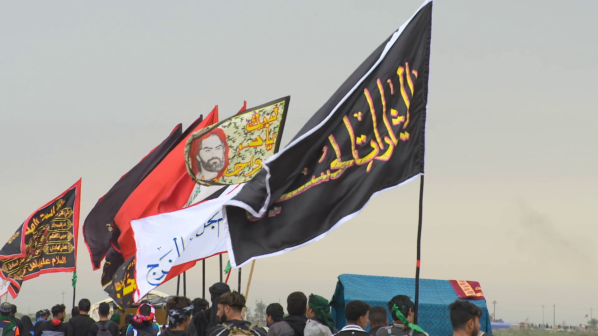 Karbala Iraq - Nov 2017: Crowd Of Pilgrims Stock Footage SBV-351810473 ...