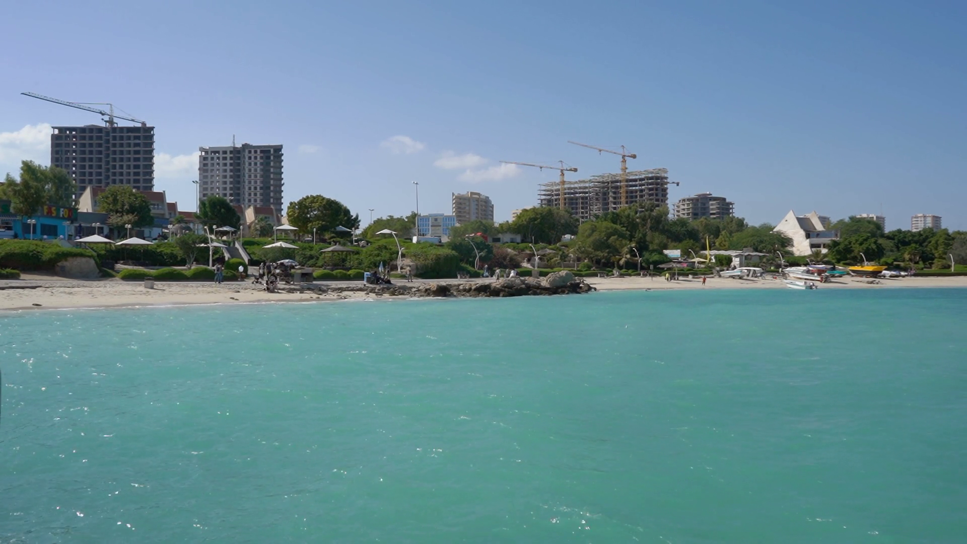 Kish Iran - 2020: Resorts At Kish Island Stock Footage SBV-351817629 ...