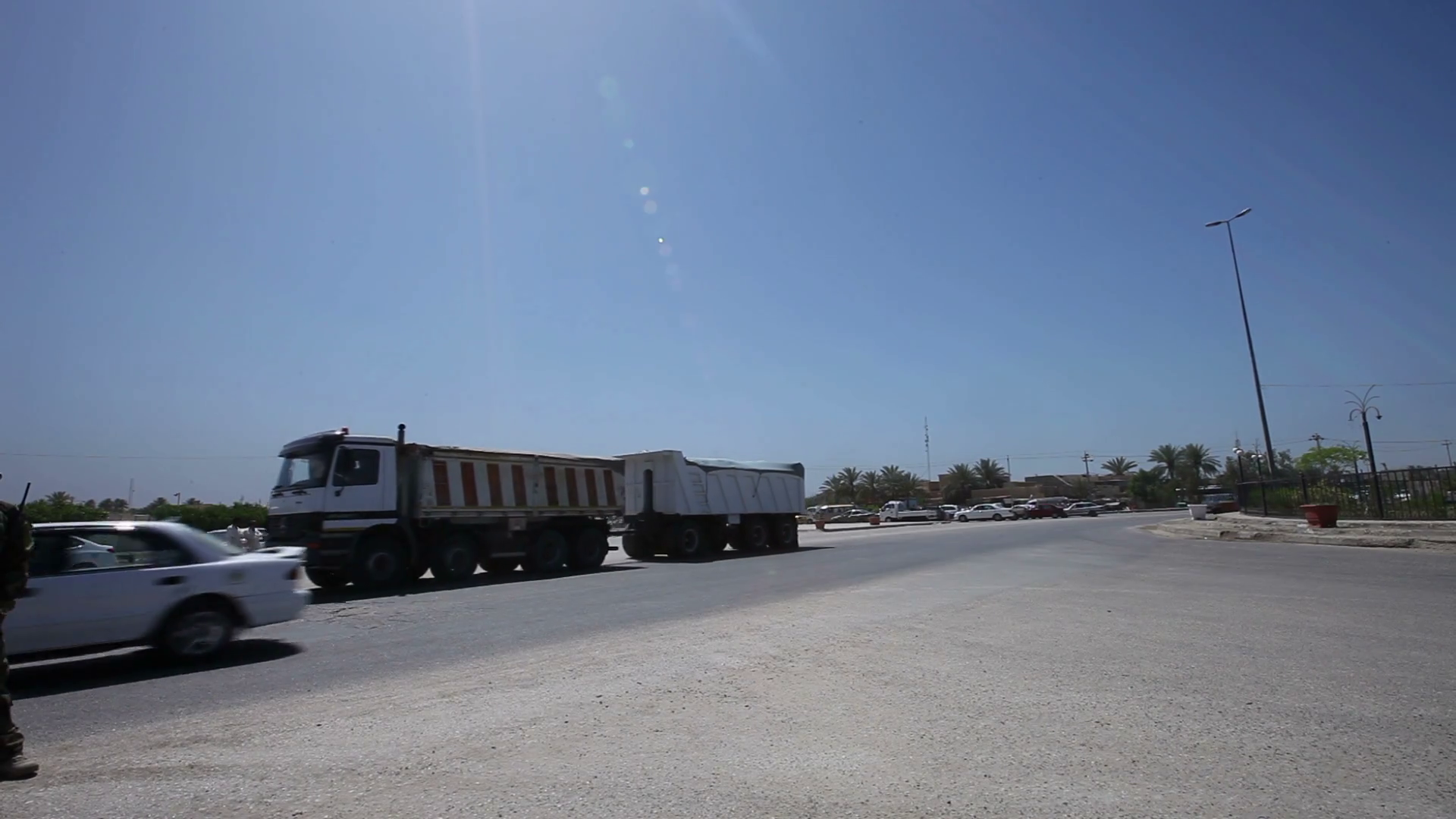 Musayyib Iraq - May 2015: Traffic At Stock Footage SBV-348862010 ...