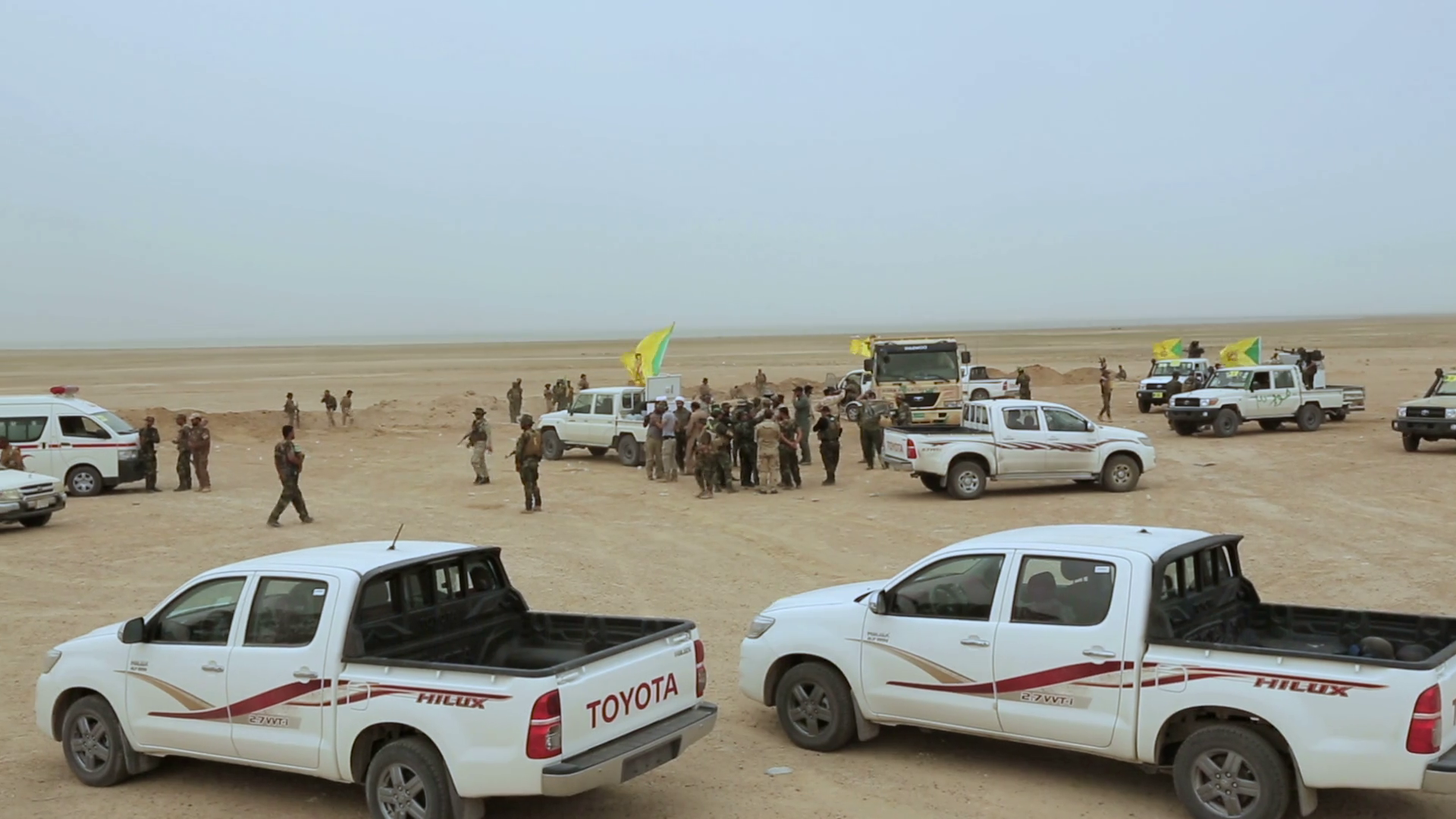 Anbar Iraq - May 2015: Pan Left On Stock Footage SBV-348860678 ...