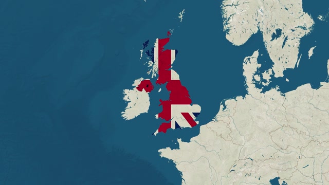 Britain Map | Nature motion backgrounds - Storyblocks