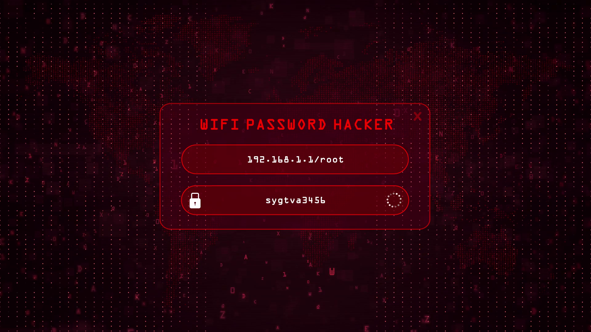 Computer Wifi Password Hacker Attack Over Stock Footage Sbv 347453095