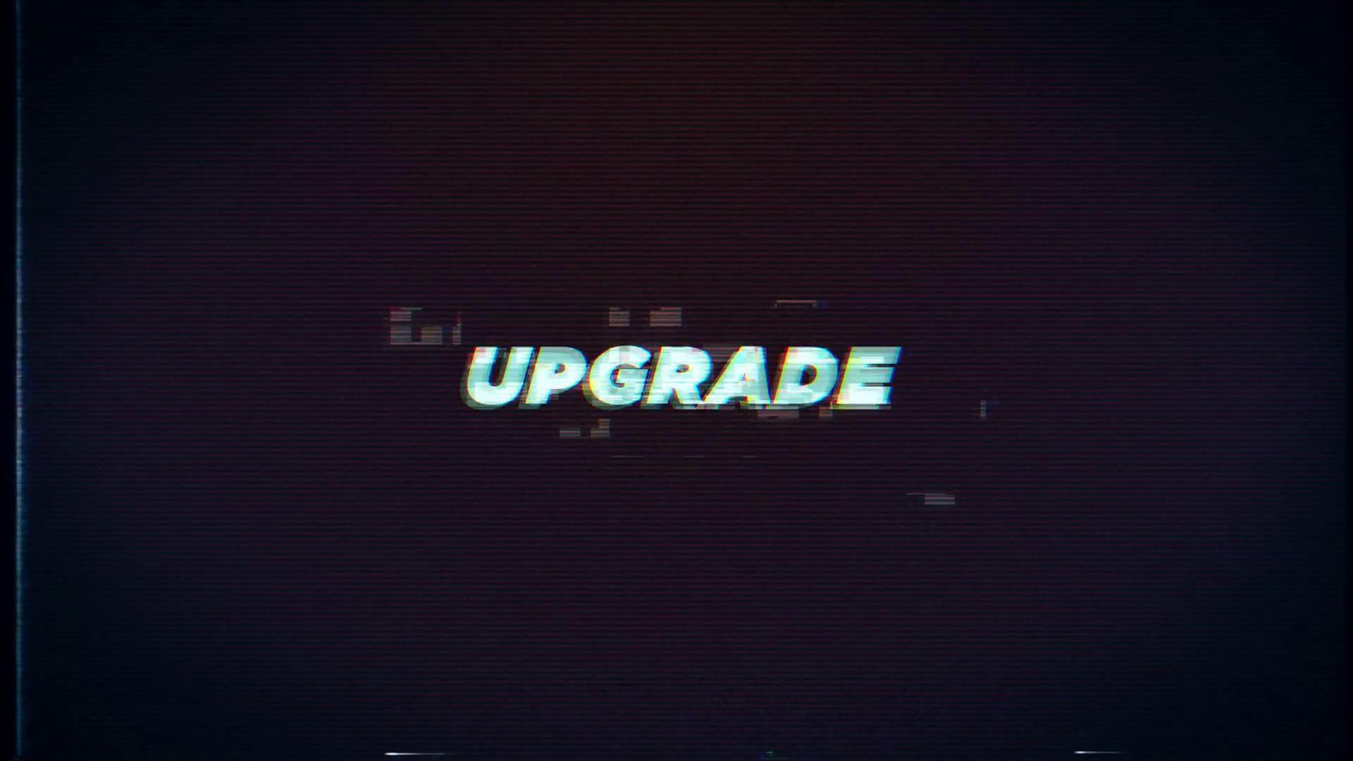 Upgrade Text With Glitch Background Concept Stock Footage SBV-347611349 ...