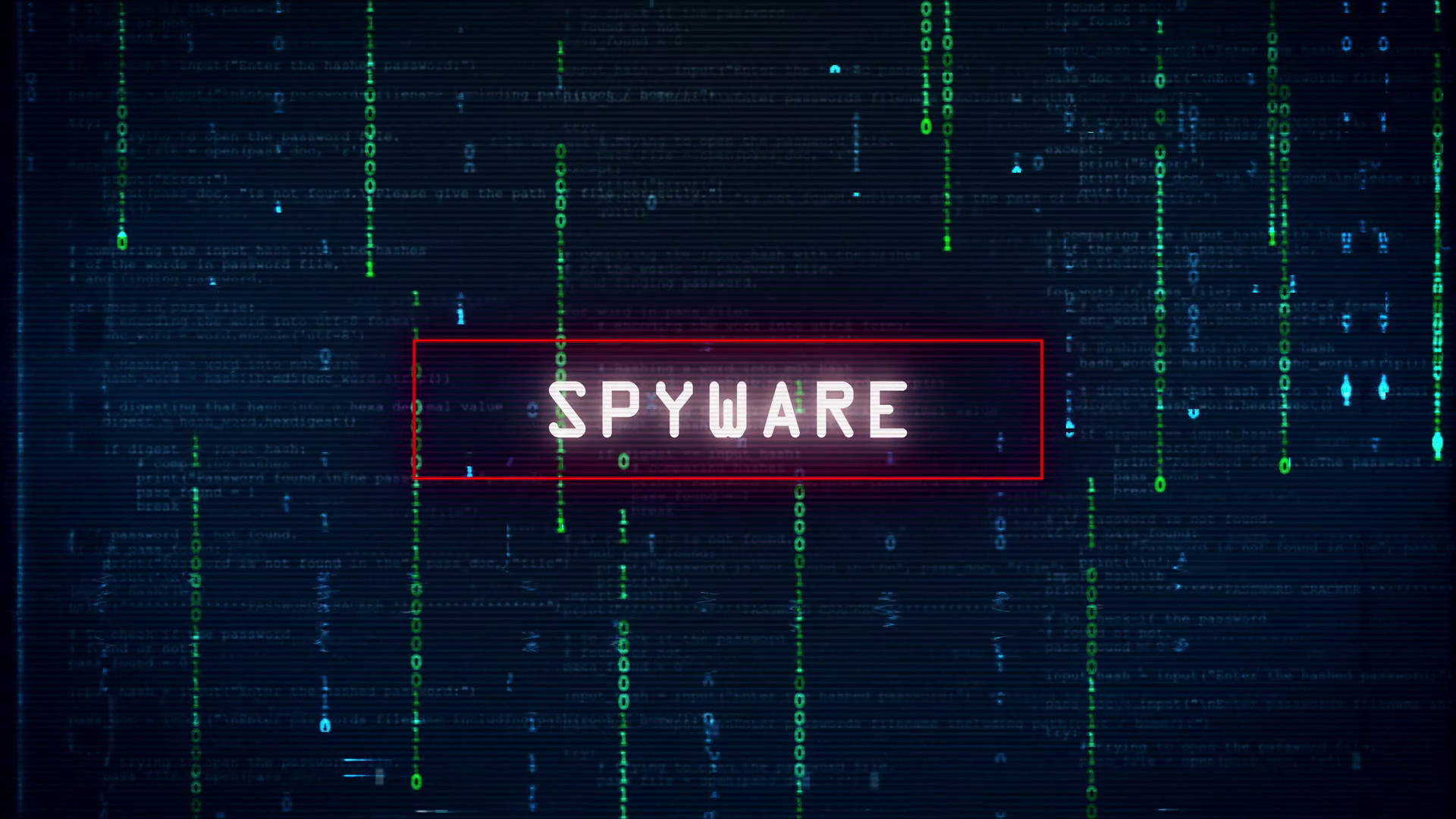 Threat Detected Sign Virus Attack Computer Stock Motion Graphics SBV ...