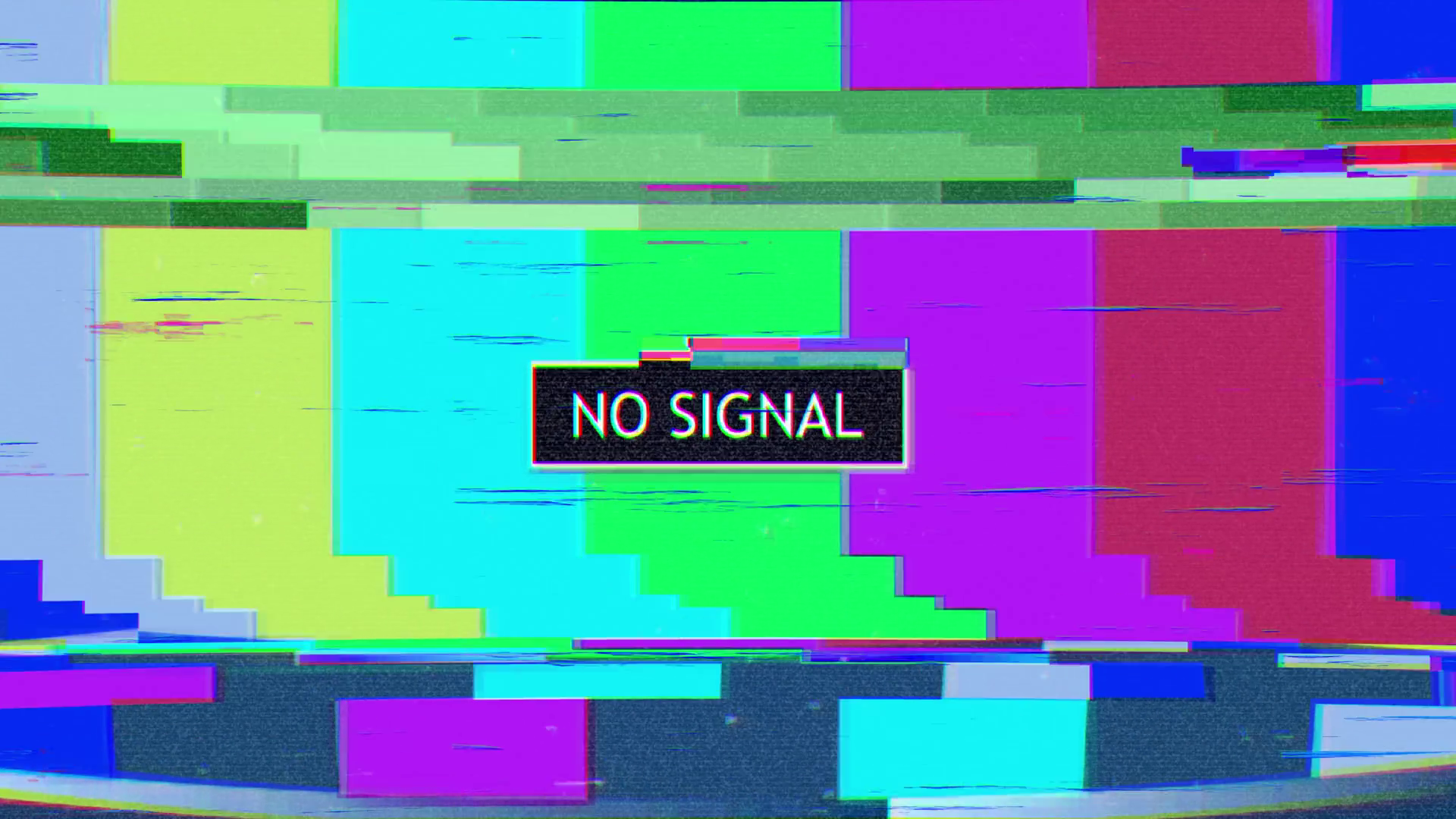 No Signal Old Tv Glitch Error Video Damage Stock Motion Graphics SBV ...