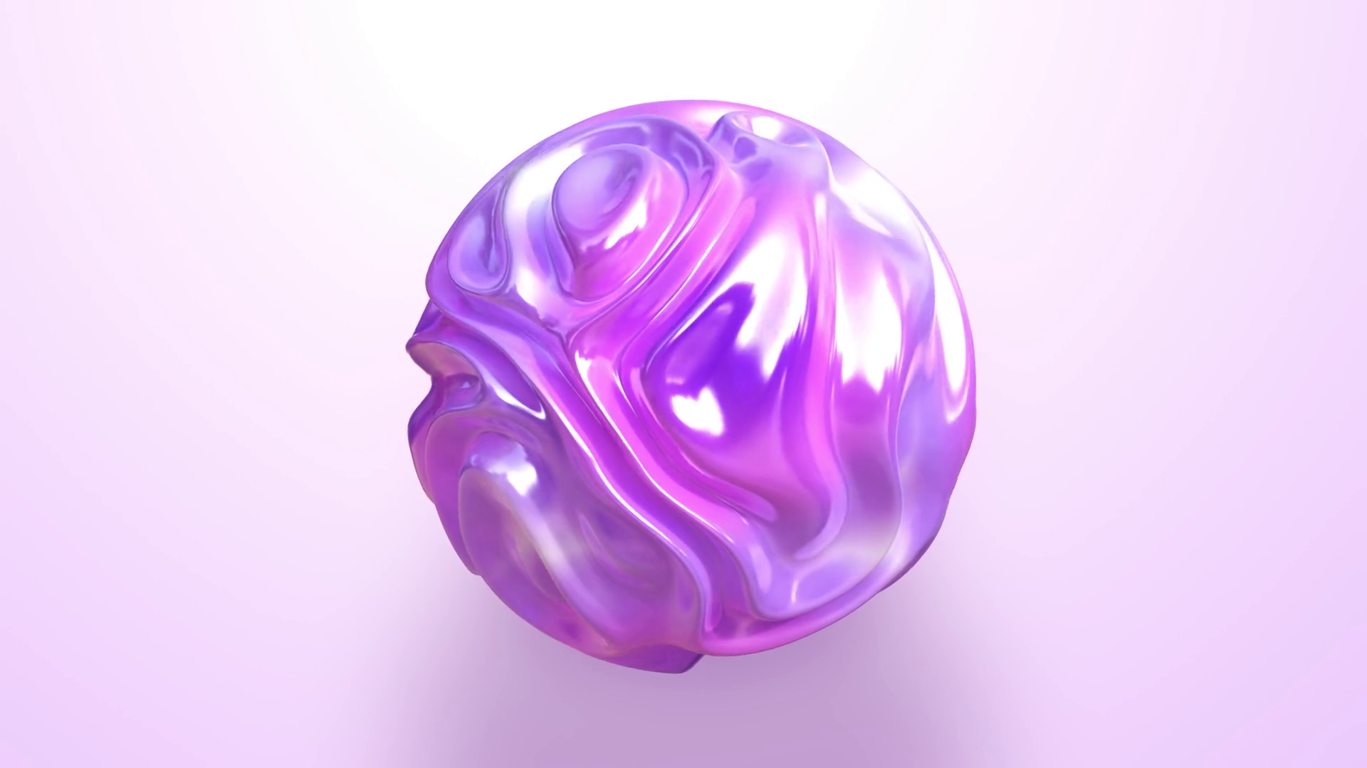 Colorful 4k 3d Swirling Sphere On Gradient Stock Footage SBV-348519841 ...
