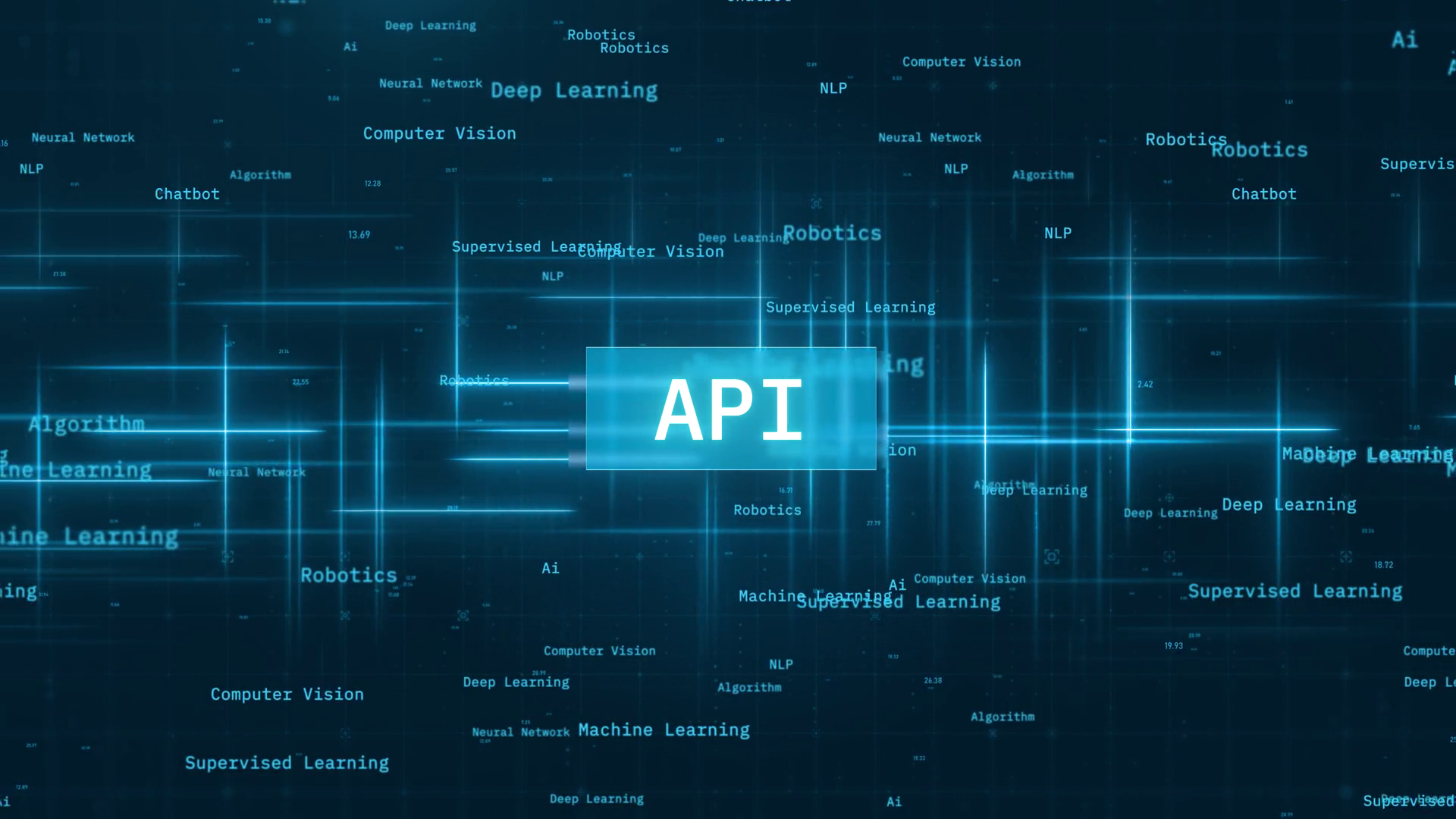 Api Concept Over Matrix Sphere On Circuitry Stock Motion Graphics SBV ...