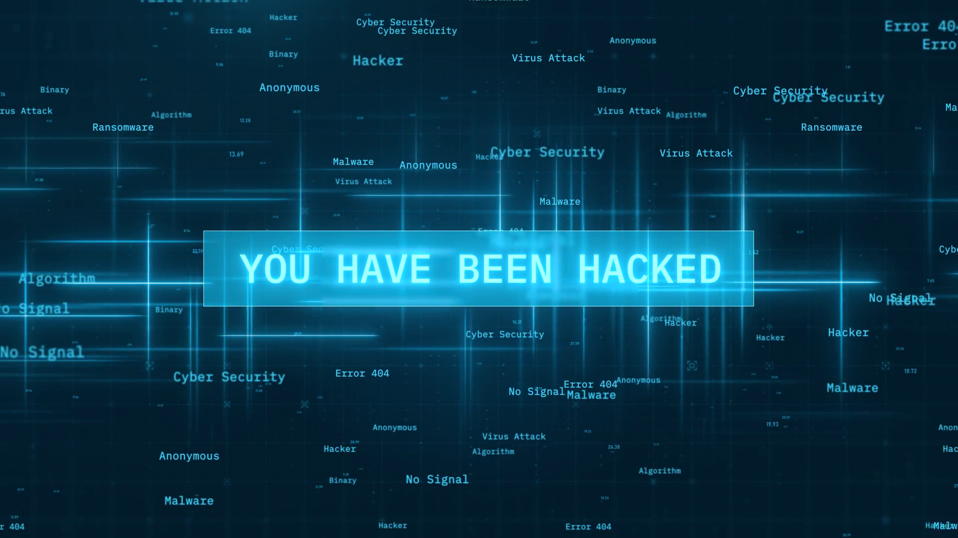 You Have Been Hacked Computer Error Warning Stock Motion Graphics SBV ...