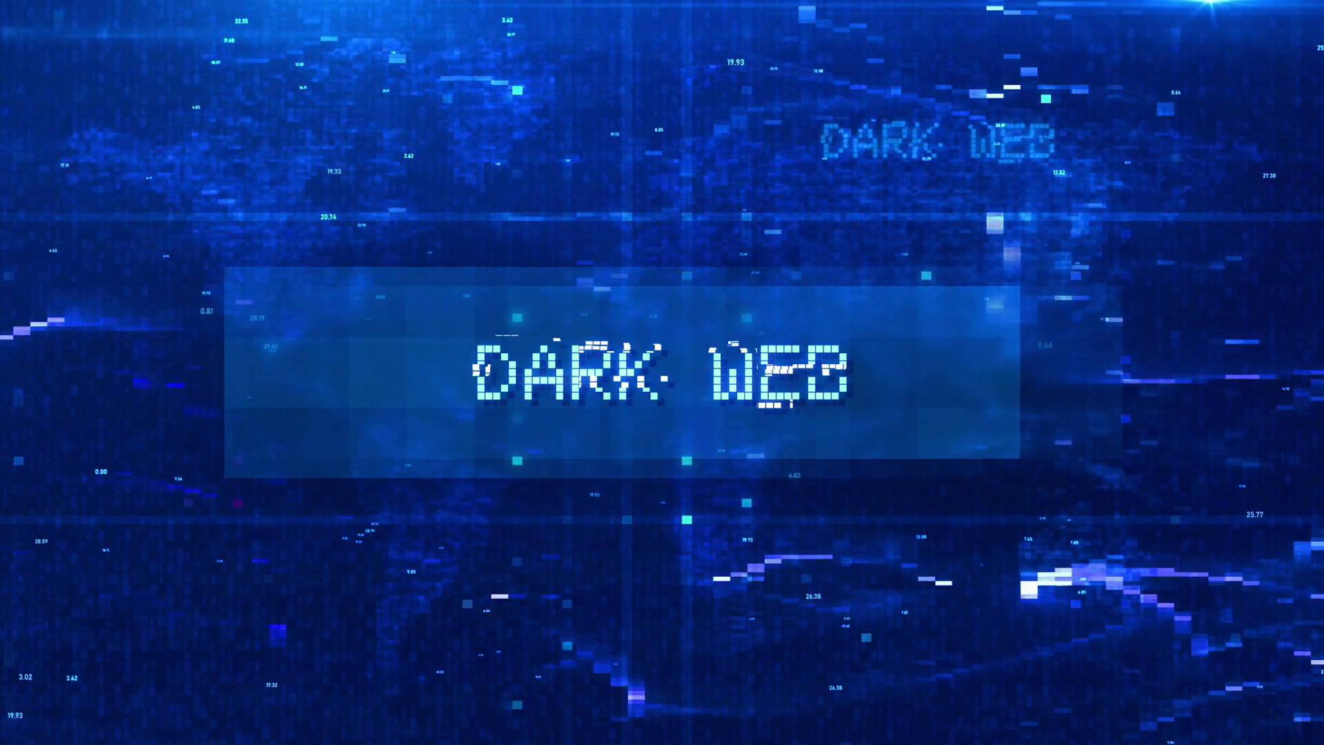 Dark Web Digital Text Animation Over Stock Footage SBV-352259252 ...