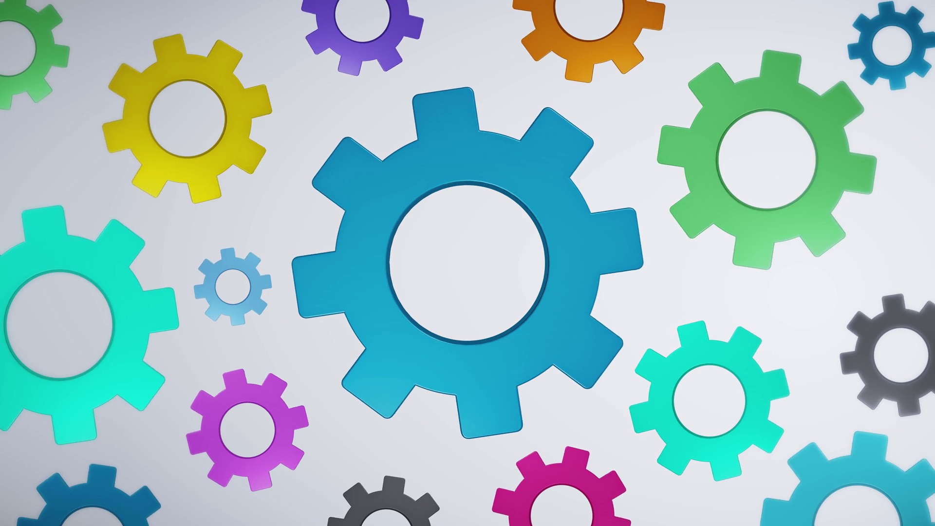 Dynamic 3d Gear Rotation: Symbolizing Stock Footage SBV-348367288 ...