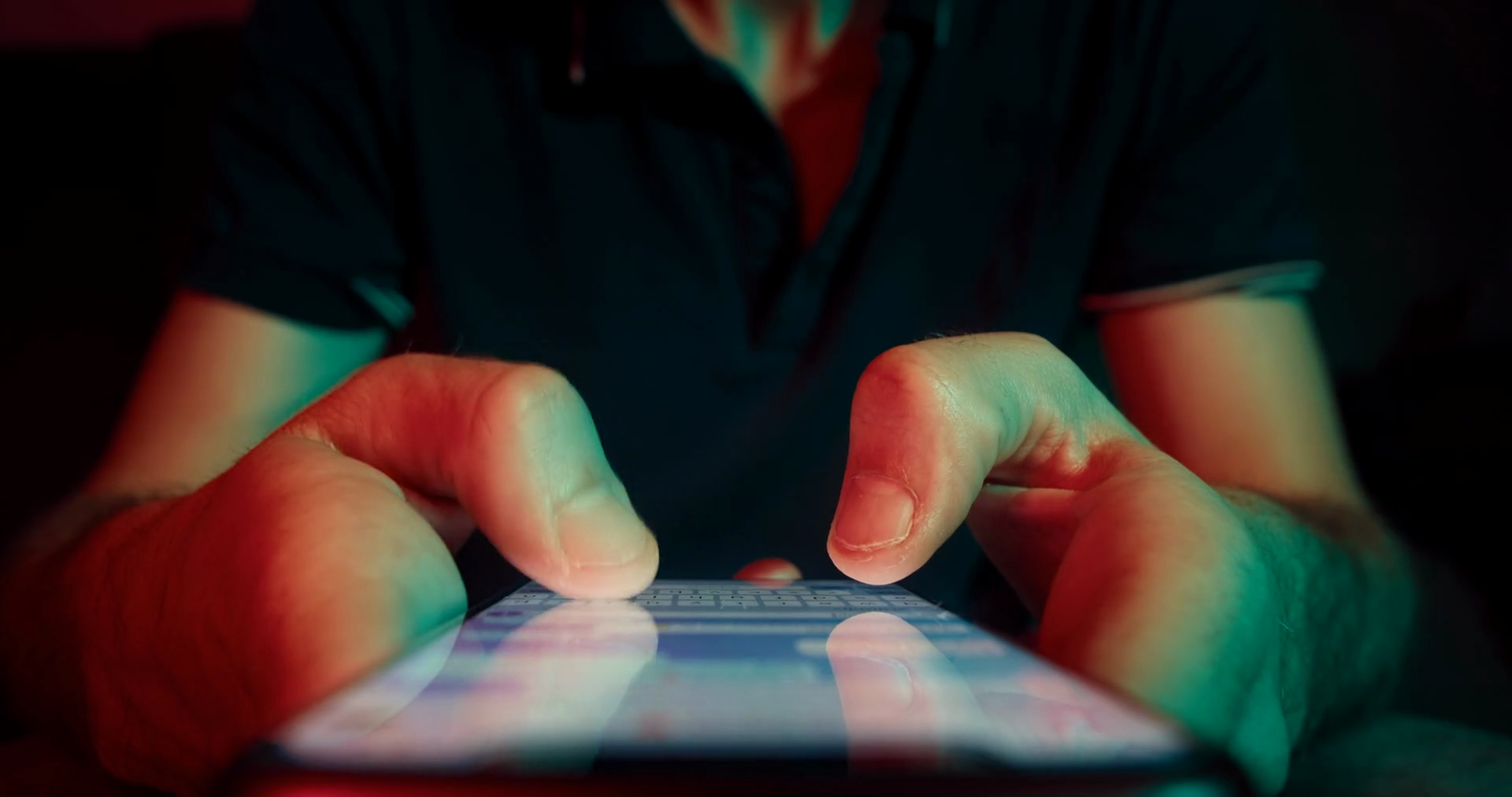 Man Typing On Mobile Phone Touchscreen Stock Footage SBV-347749496 ...