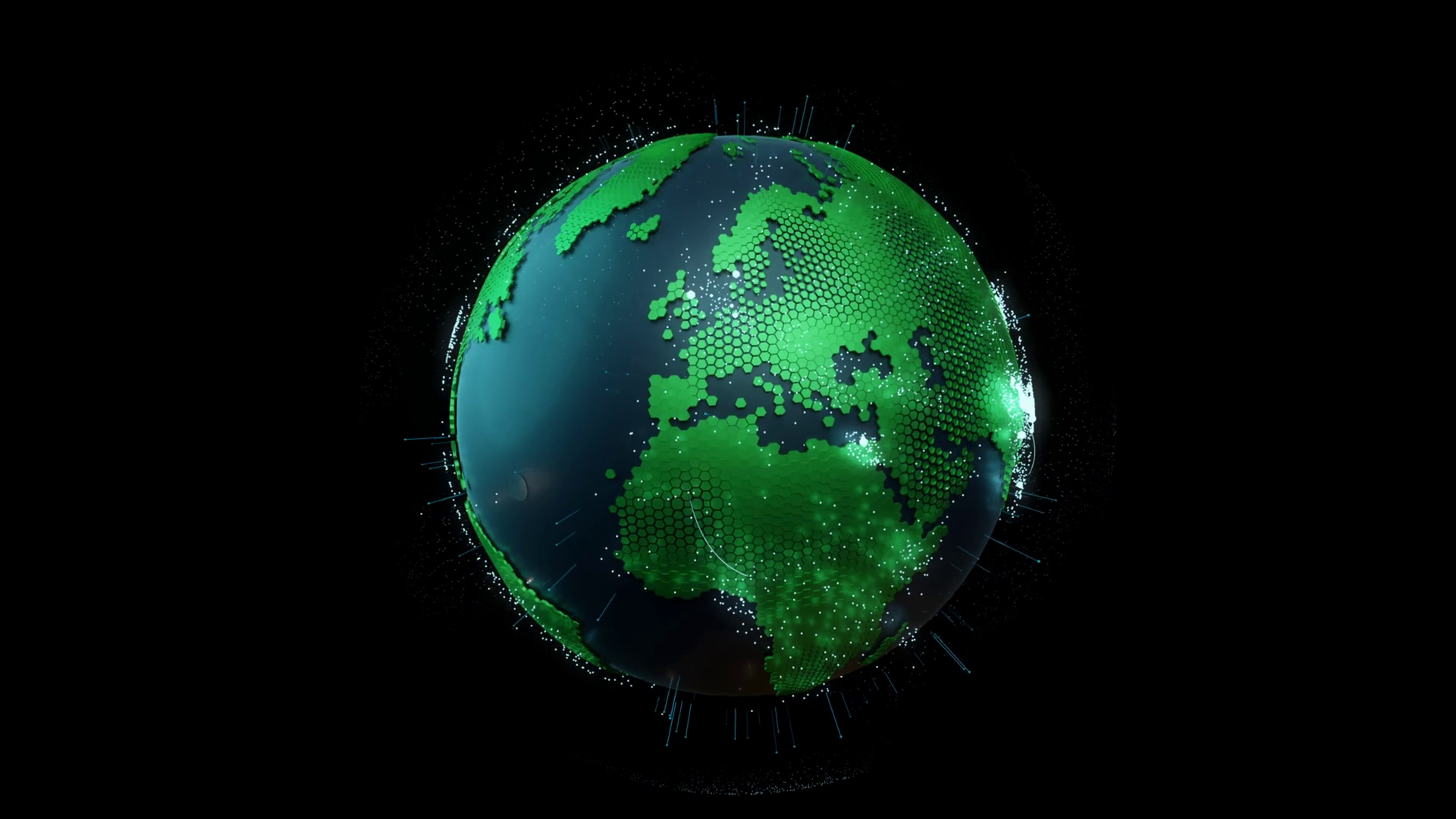 3d Graphic Animation Of Earth Globe Spin In Stock Footage SBV-348664144 ...