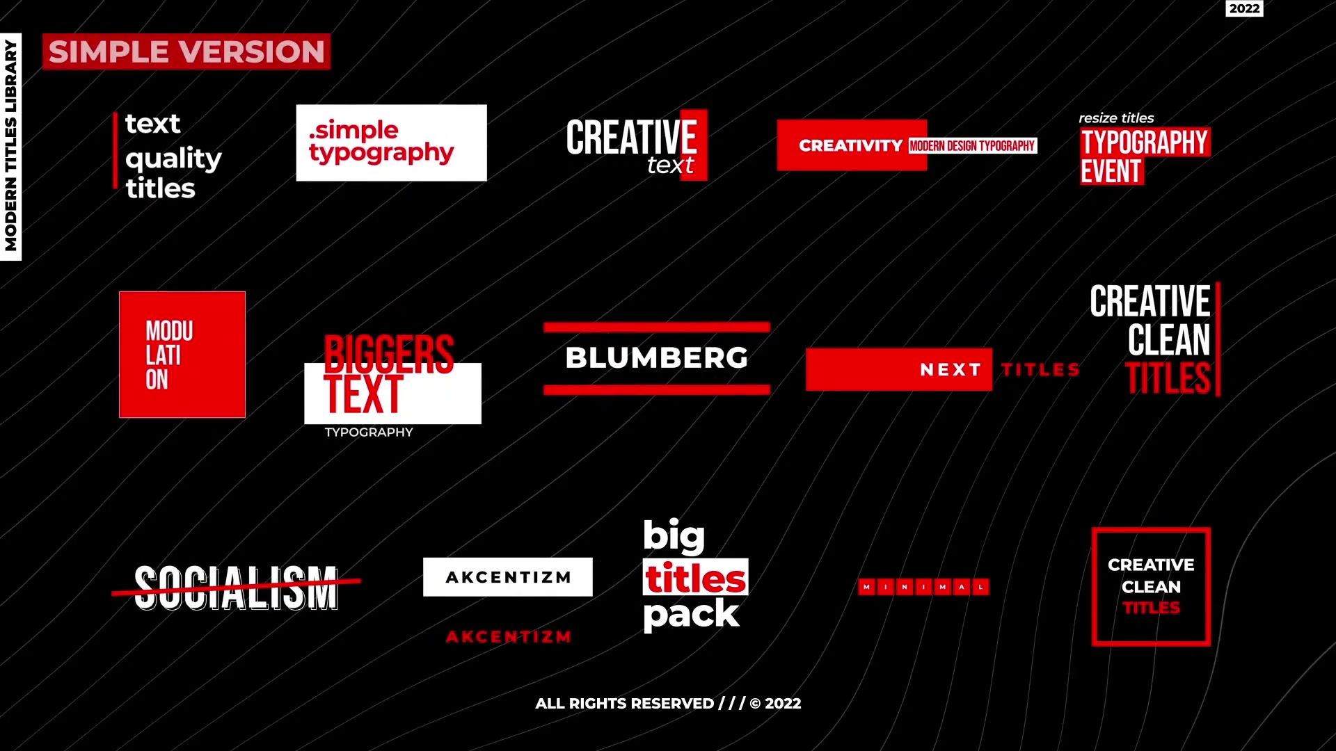 AE Template: Modern Titles | Effects SBV-347113850 - Storyblocks