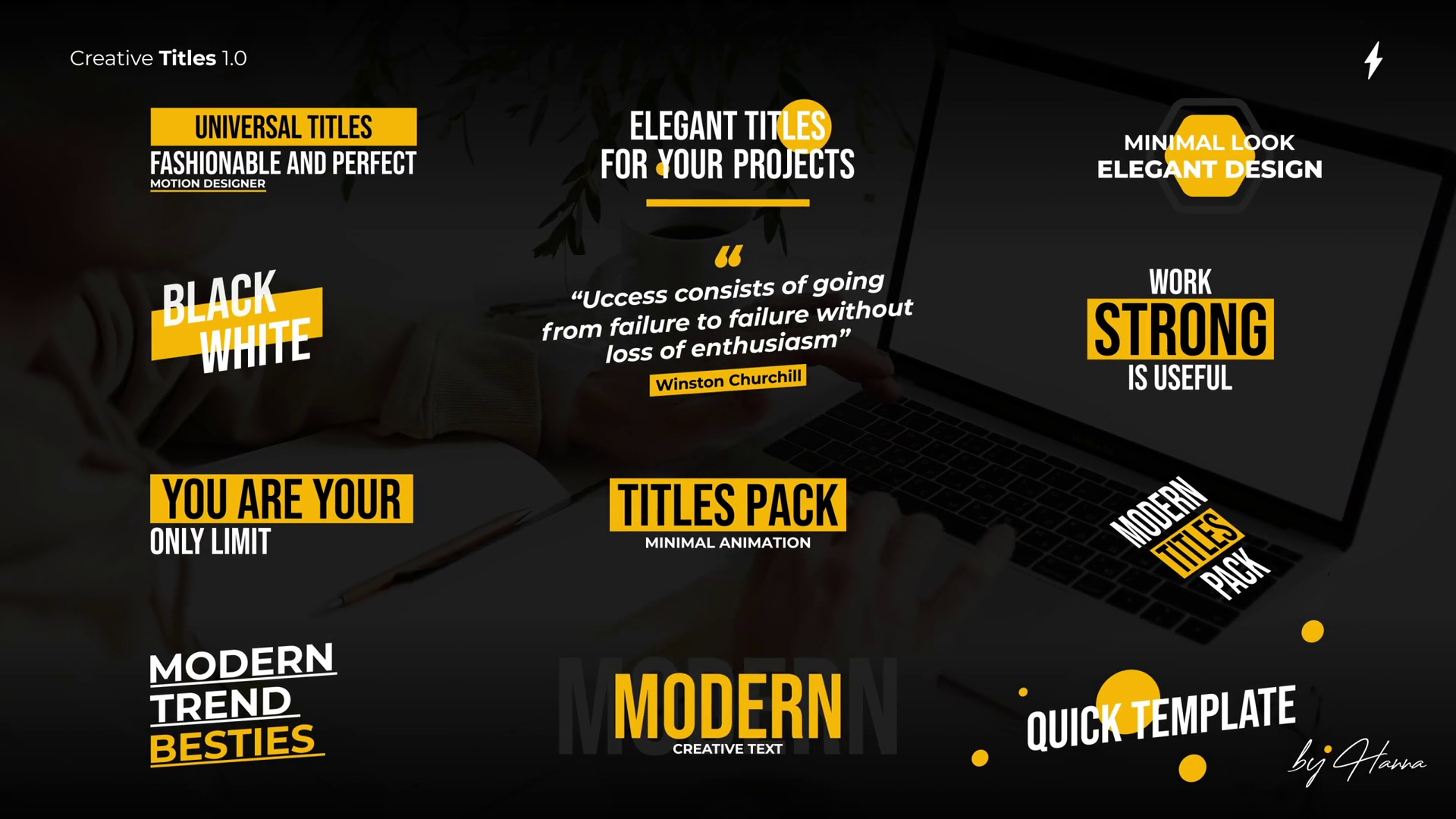 Creative Titles | Effects Template SBV-348708621 - Storyblocks