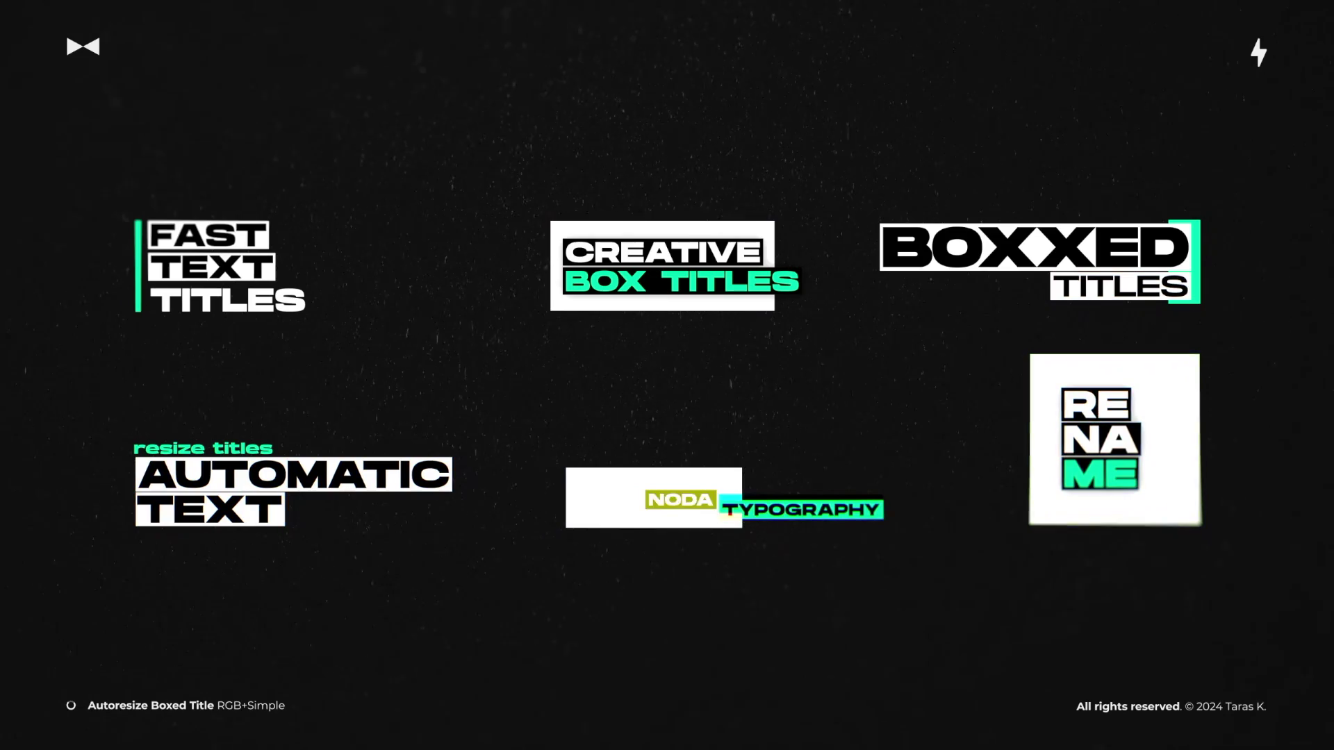 Autoresize Boxed Titles | DaVinci Resolve Template SBV-353233506 ...