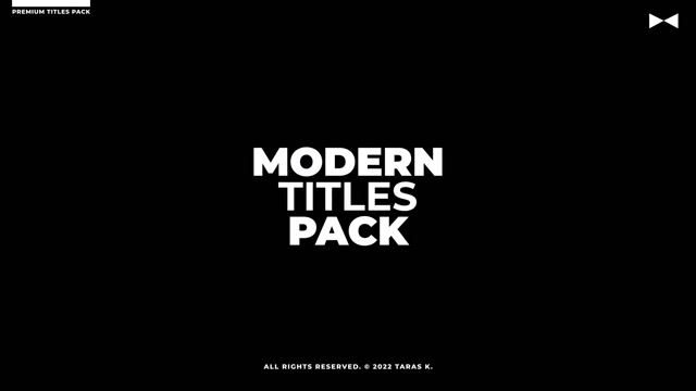 Modern Titles Templates Royalty-Free - Storyblocks