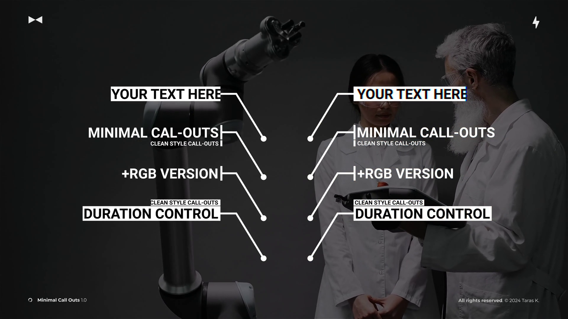 Apple Motion Template: Minimal Call Outs | Final Cut Pro X SBV ...