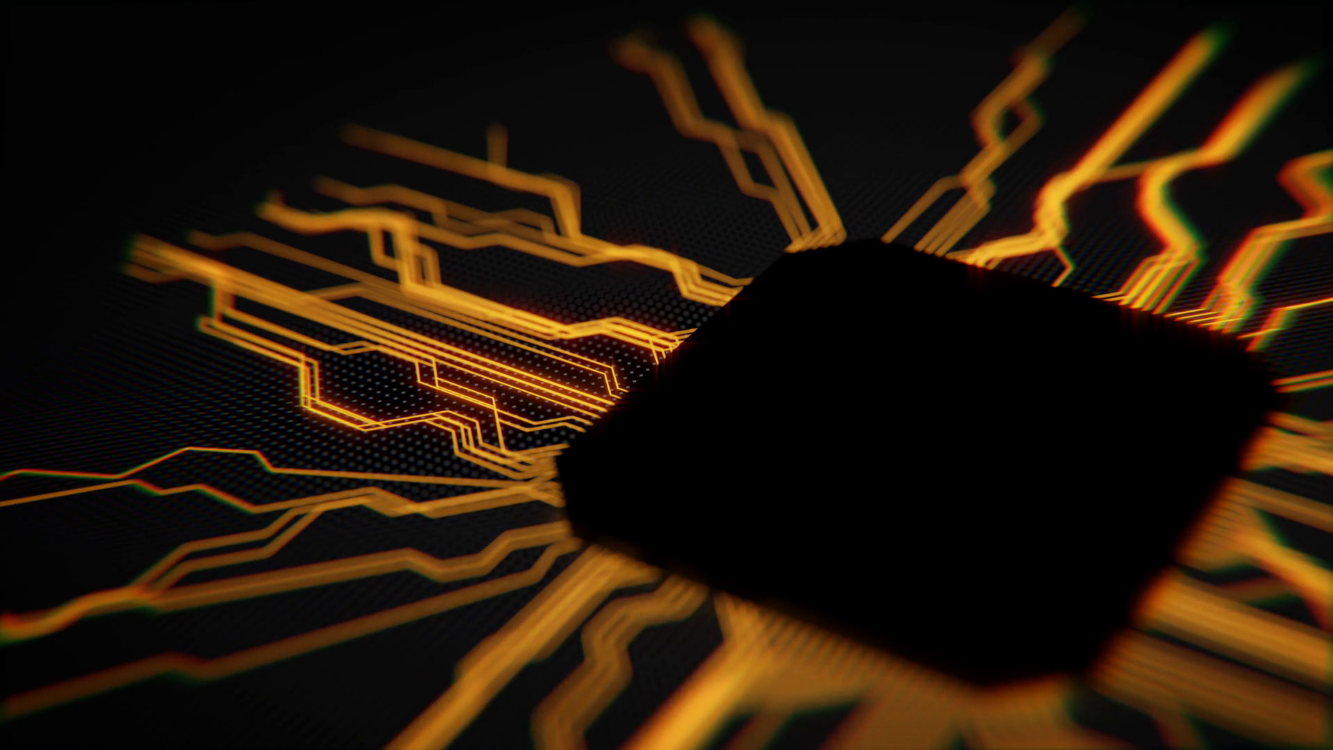 Computer Chip Falling In Place Stock Motion Graphics SBV-348456457 ...