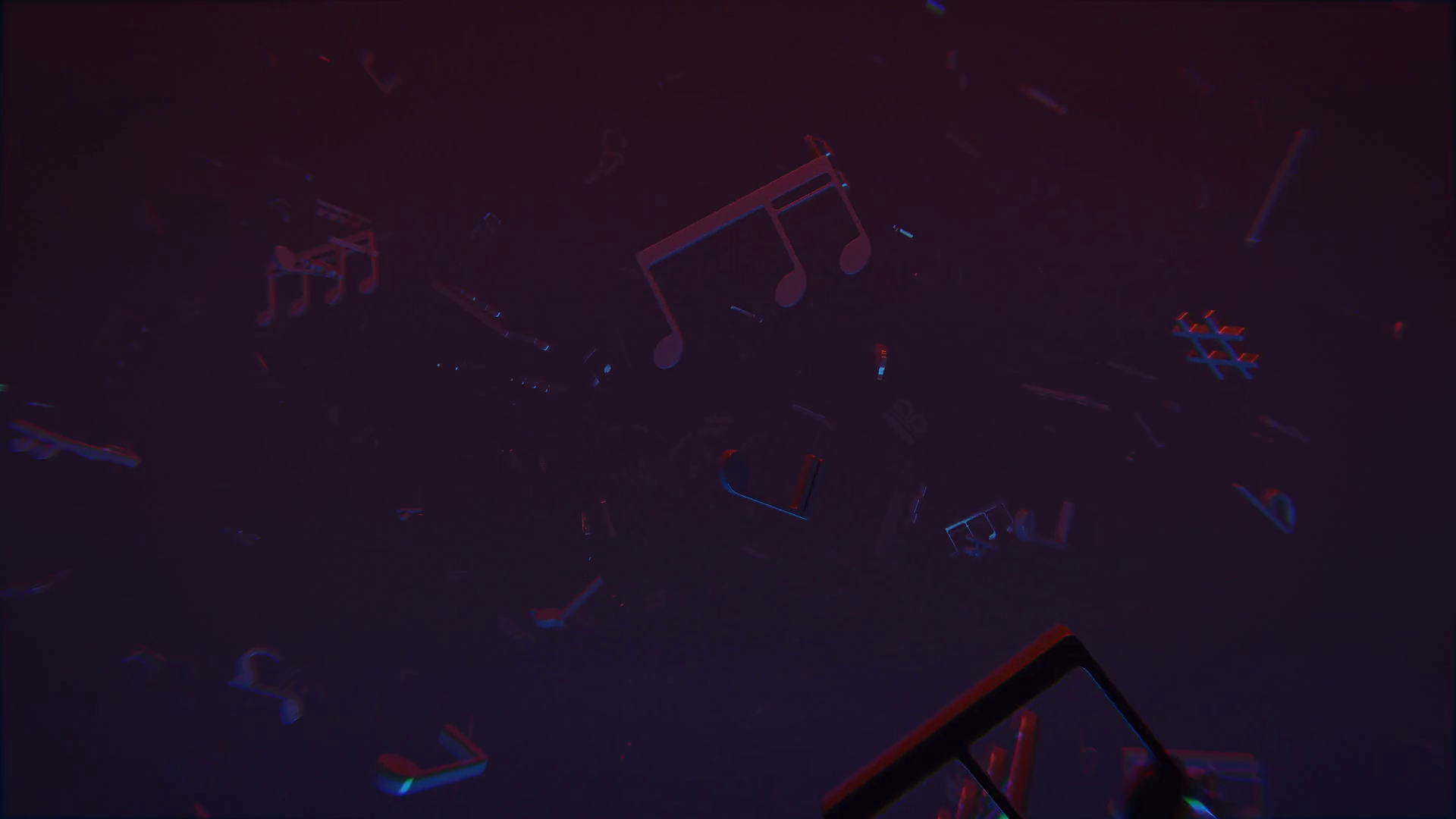 Musical Notes Background Loop Stock Motion Graphics SBV-347783174 ...