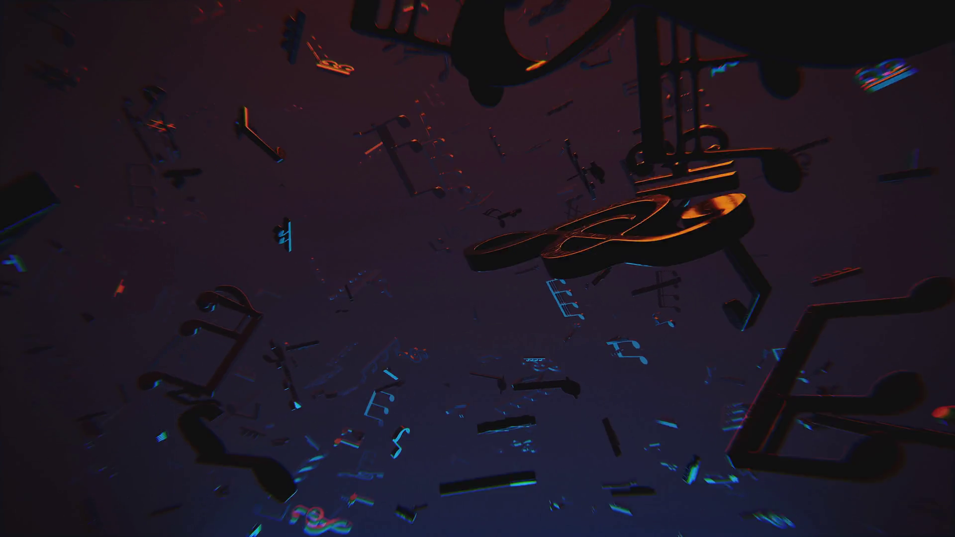 Musical Notes Background Loop Stock Motion Graphics SBV-347783175 ...