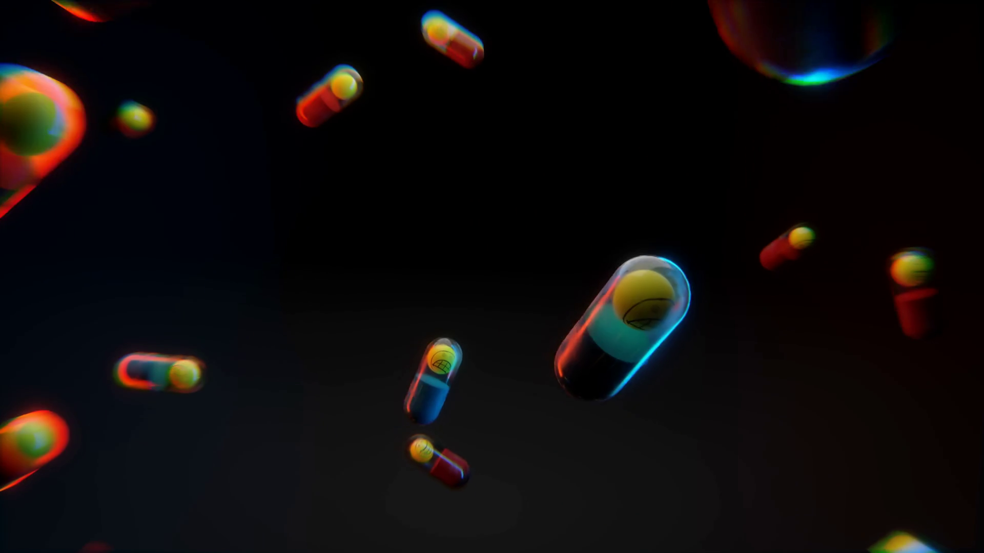 Magic Pills Floating Up Stock Motion Graphics SBV-347617693 - Storyblocks