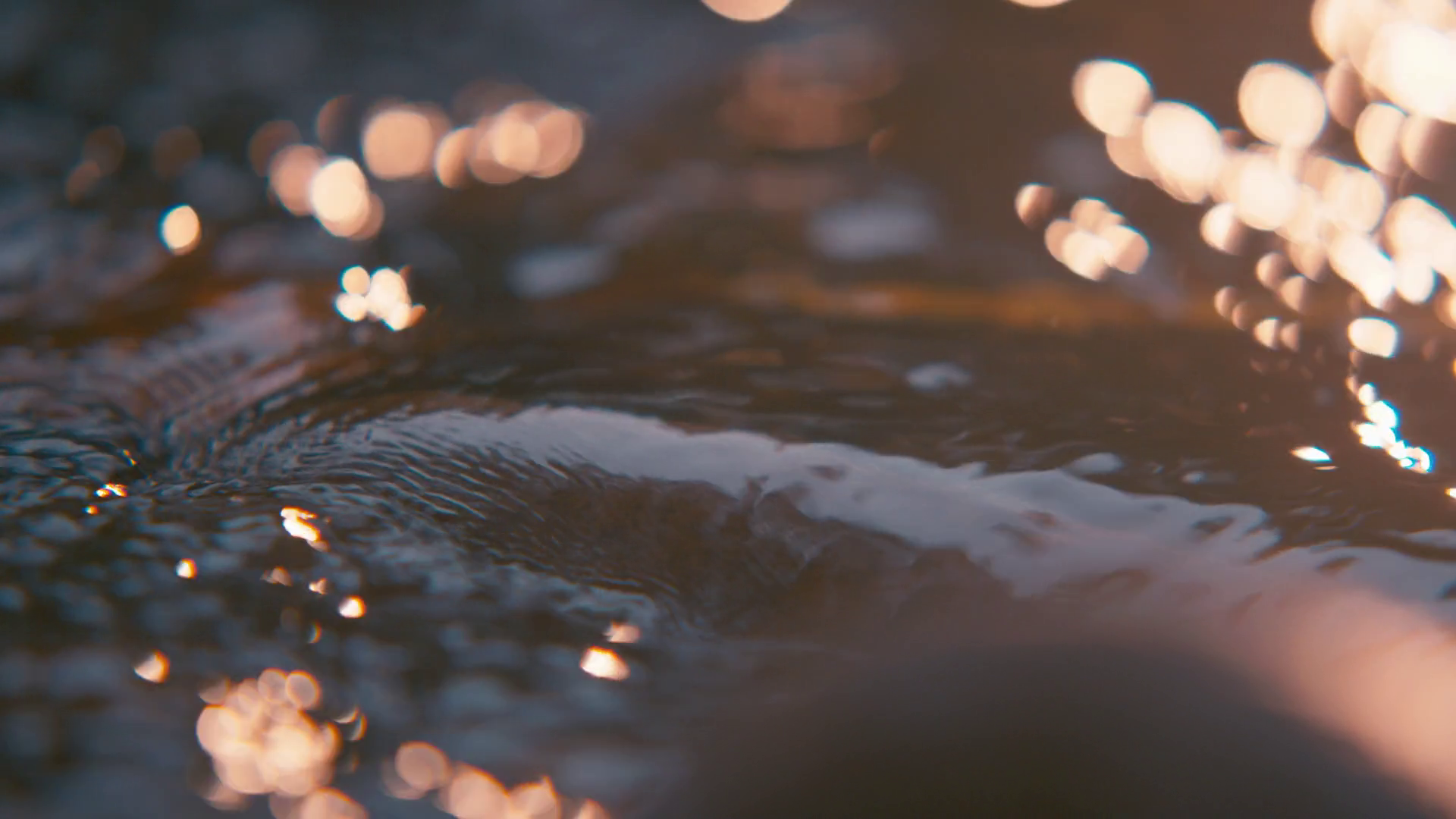 Flowing Waterfall Water Wave Running Over Stock Footage SBV-337562156 ...