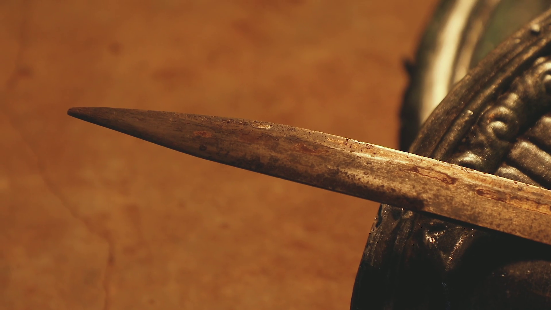 Medieval Sword Close Up - Right To Left Stock Footage SBV-338895111 ...