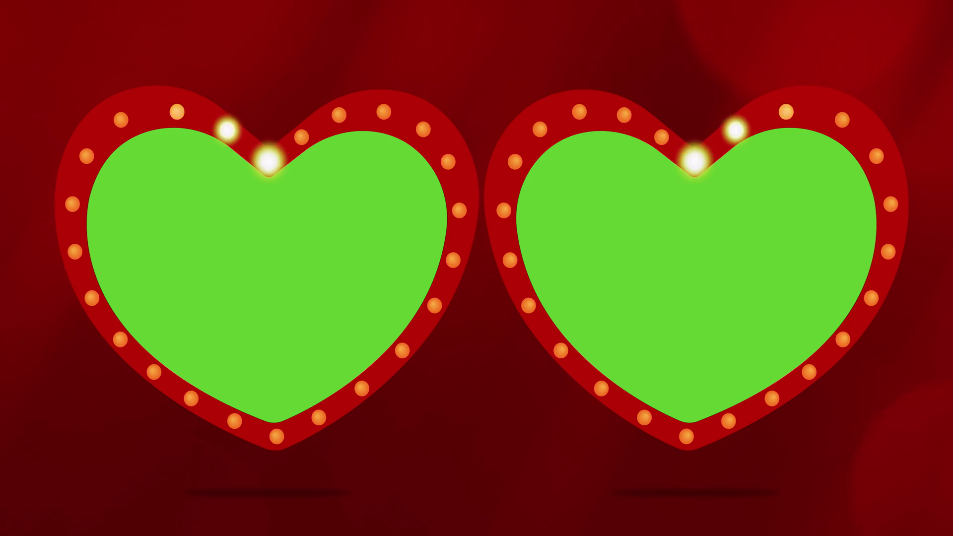 Glowing Red Heart Animation On Red Stock Footage SBV-348867884 ...