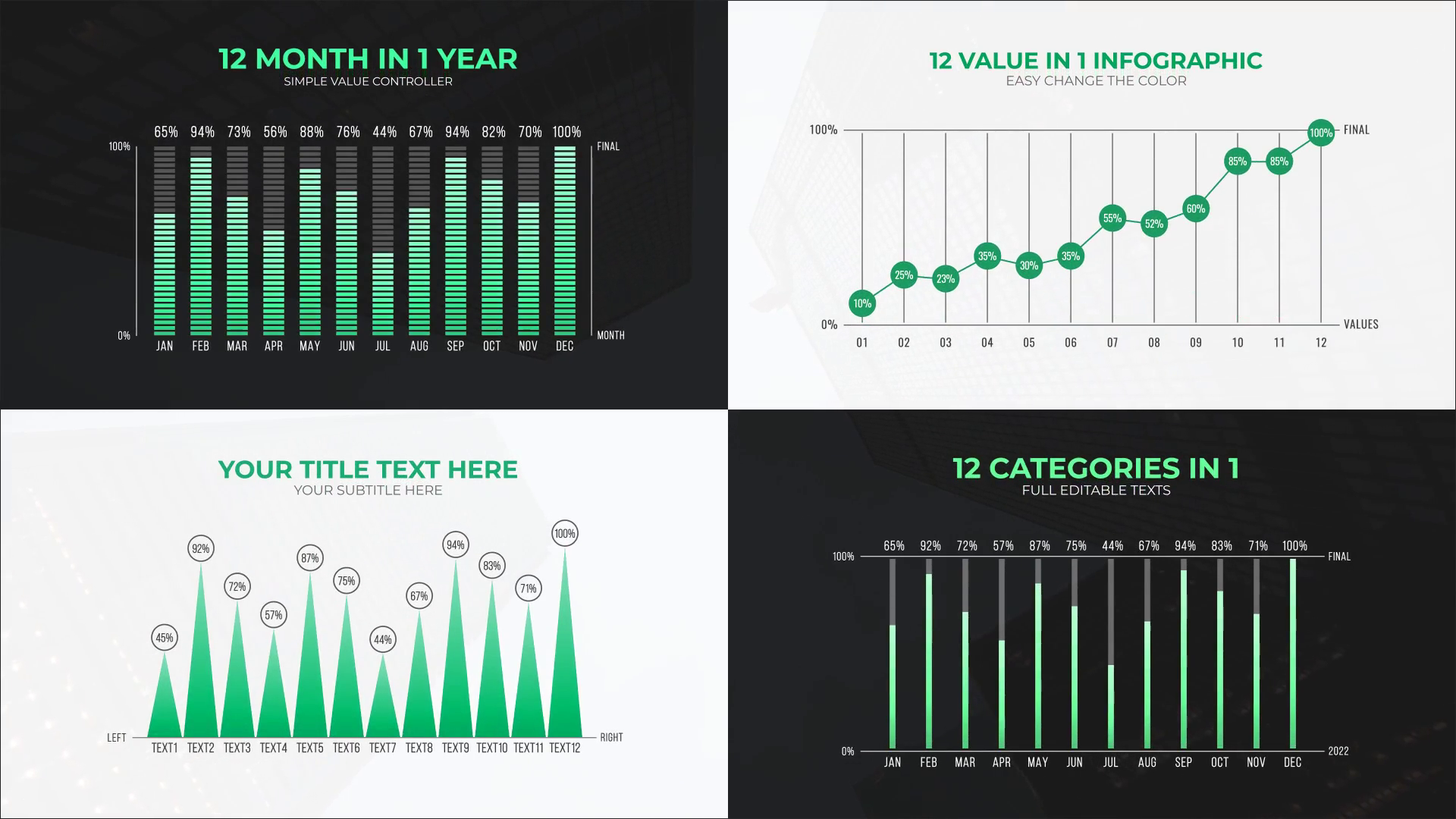 12 Values Infographic Charts | Premiere Pro Template SBV-347371517 ...
