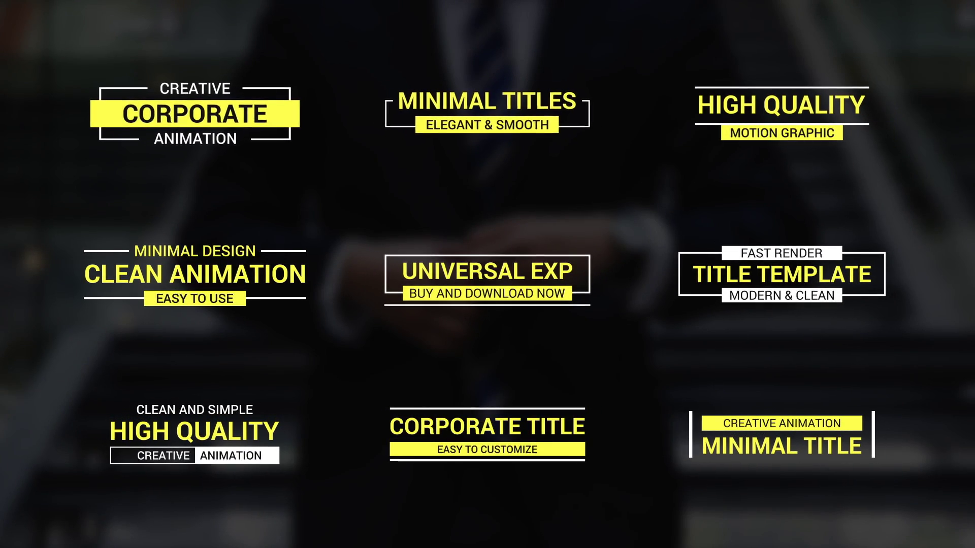 Corporate Title Animation | Premiere Pro Template SBV-347371867 ...