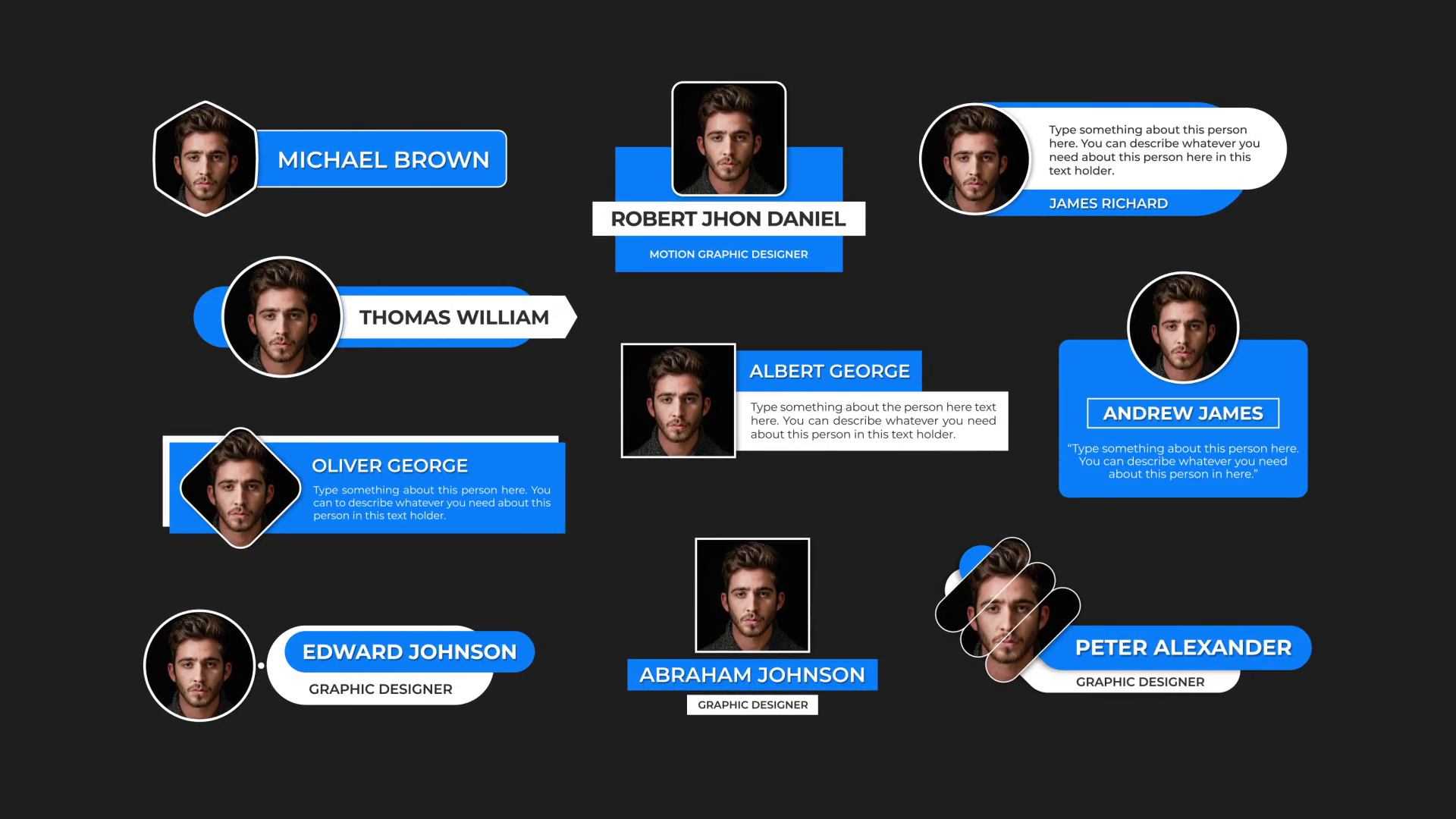 Lower Thirds With Photo | Effects Template SBV-348385850 - Storyblocks